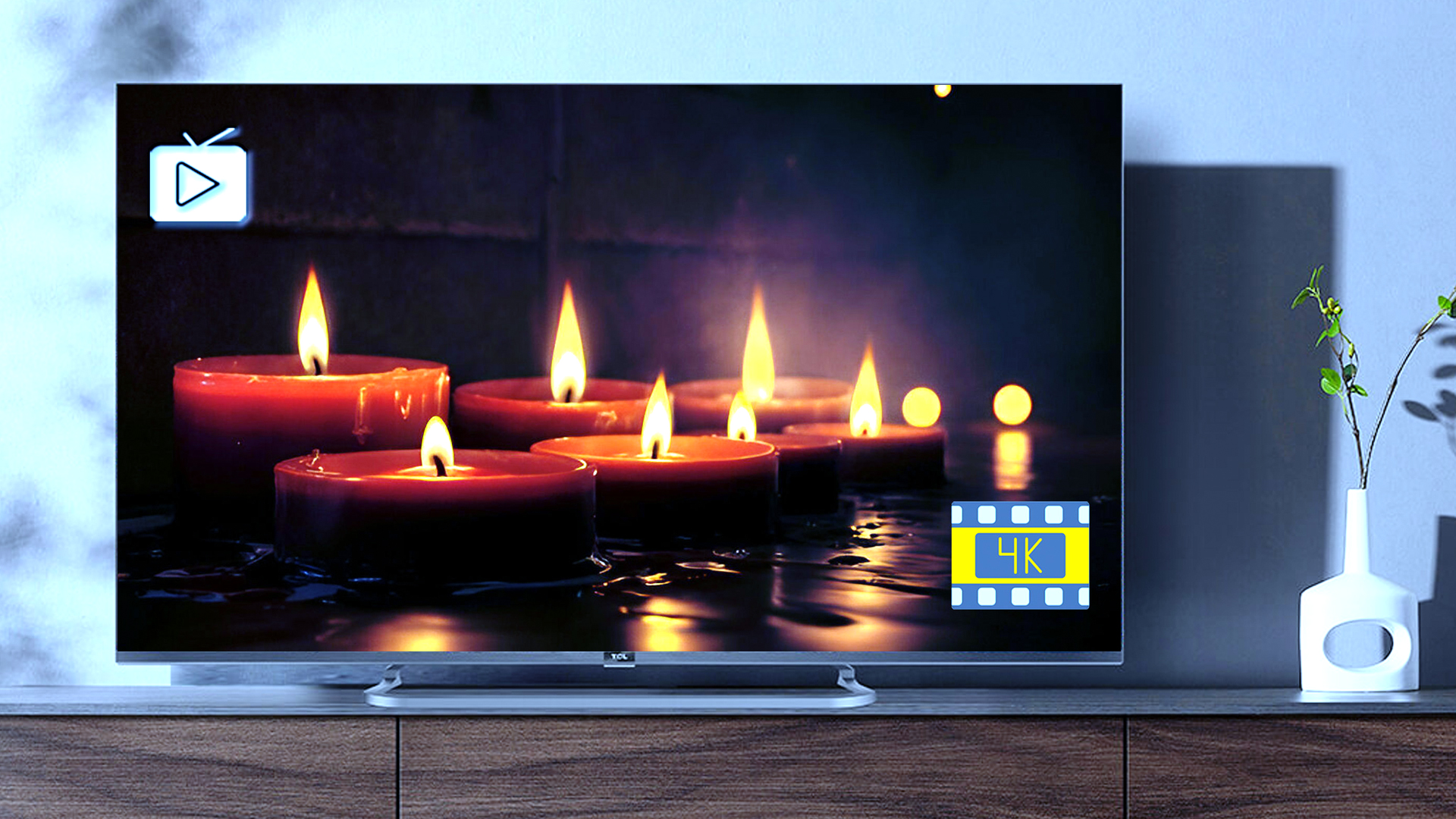 Candlelight Dreams – Gentle Flickering Candlelight with Peaceful Music ...