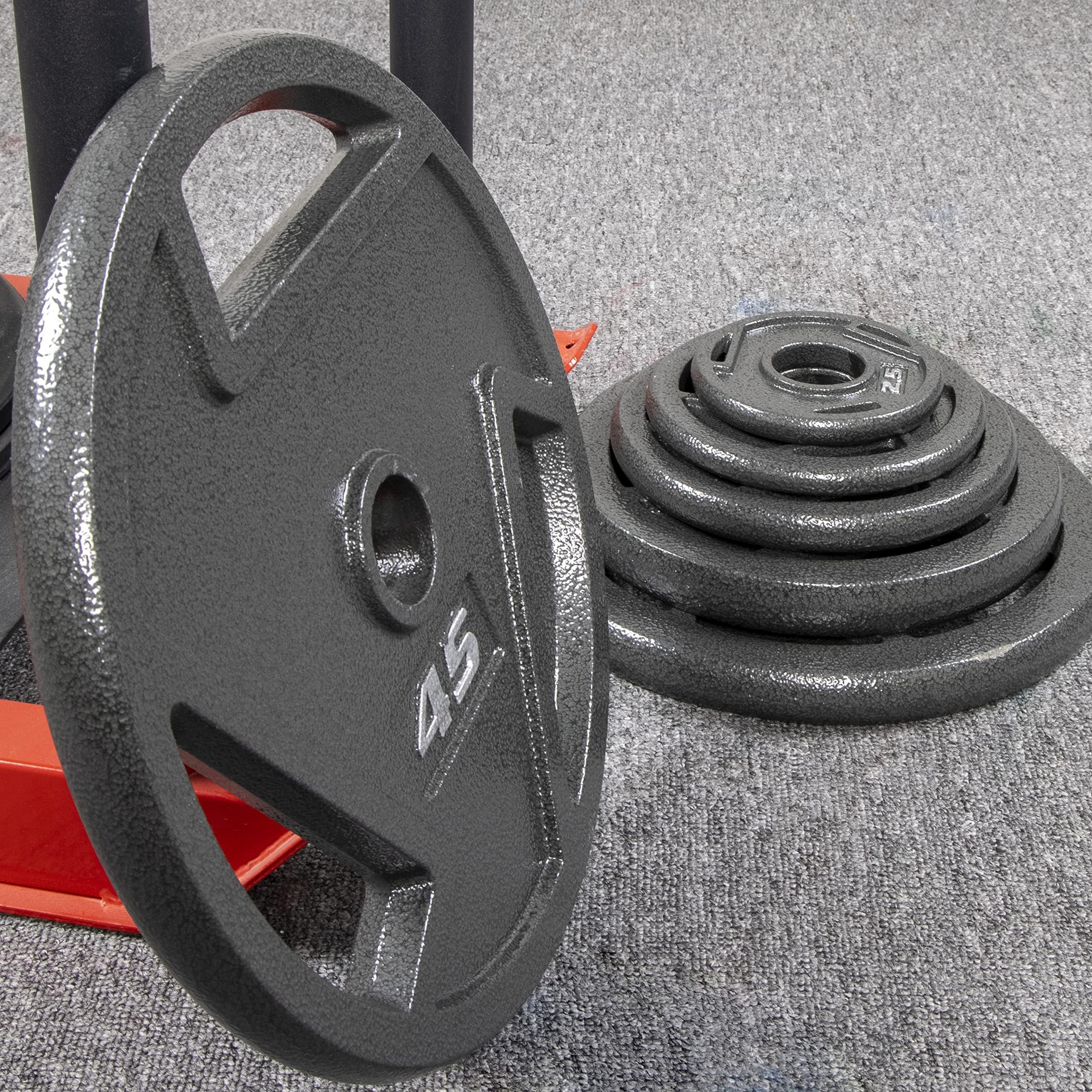 Snapklik.com : Fitvids Olympic 2-Inch Cast Iron Plate Weight Plate For ...