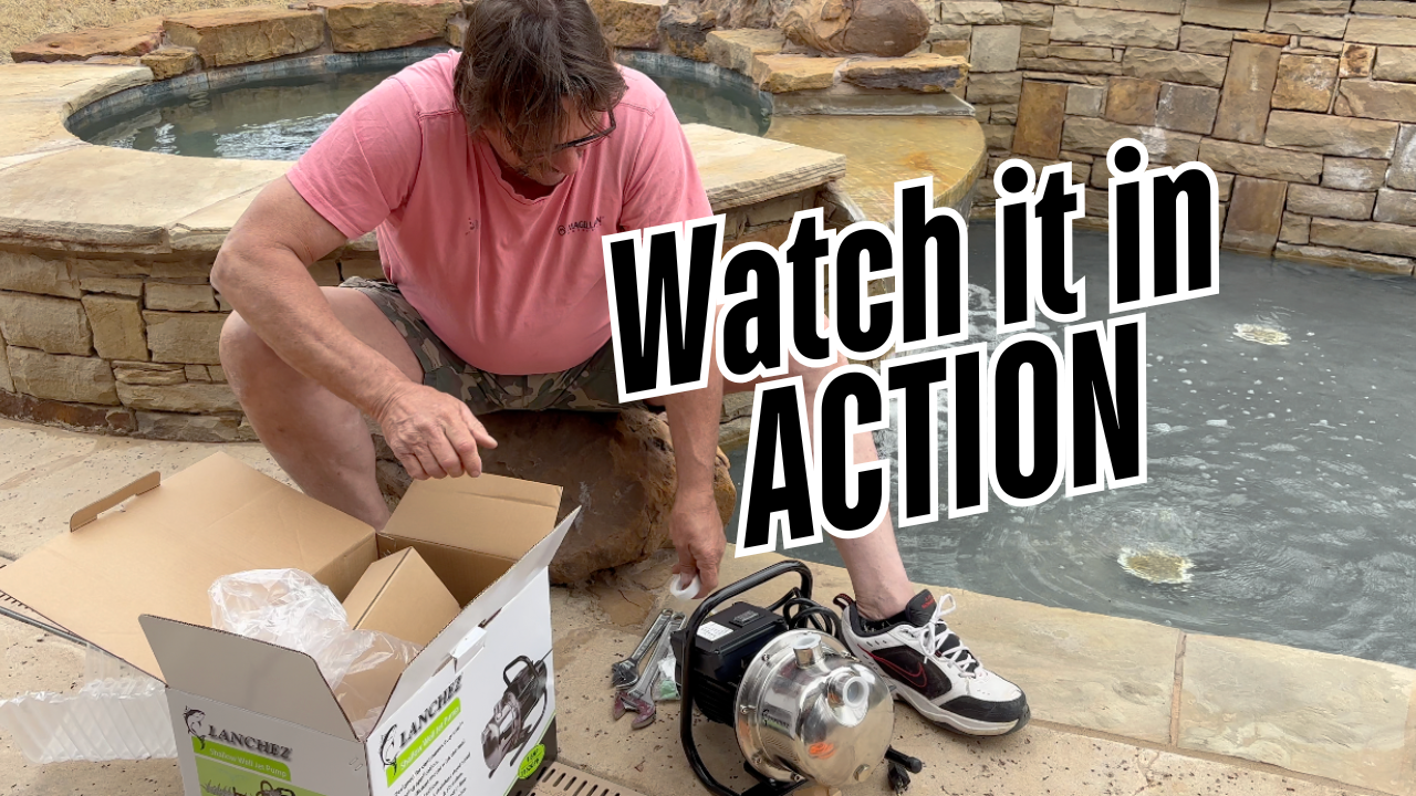 Watch Portable Shallow Well Pump Garden In Action on Amazon Live