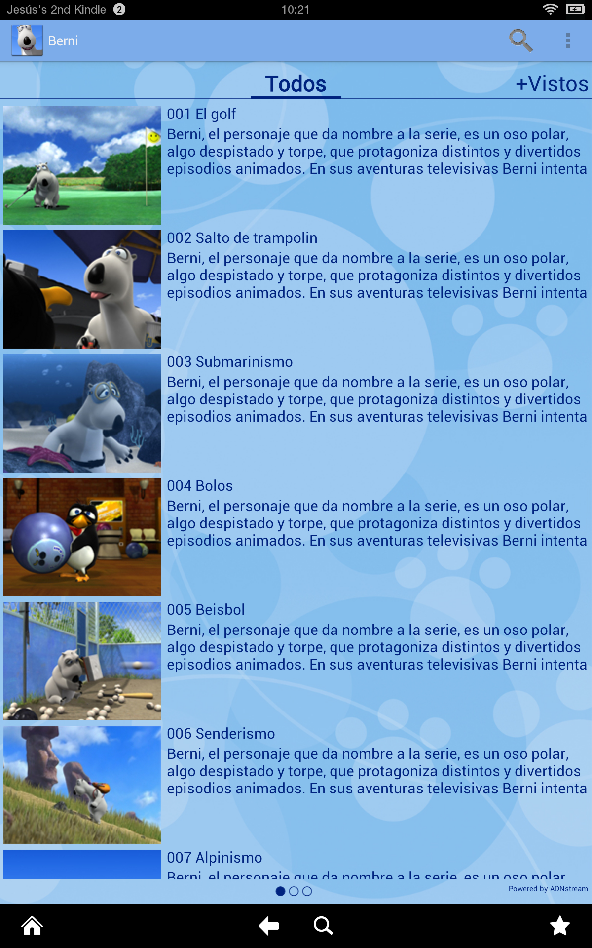 Aplicación Berni en Amazon Appstore