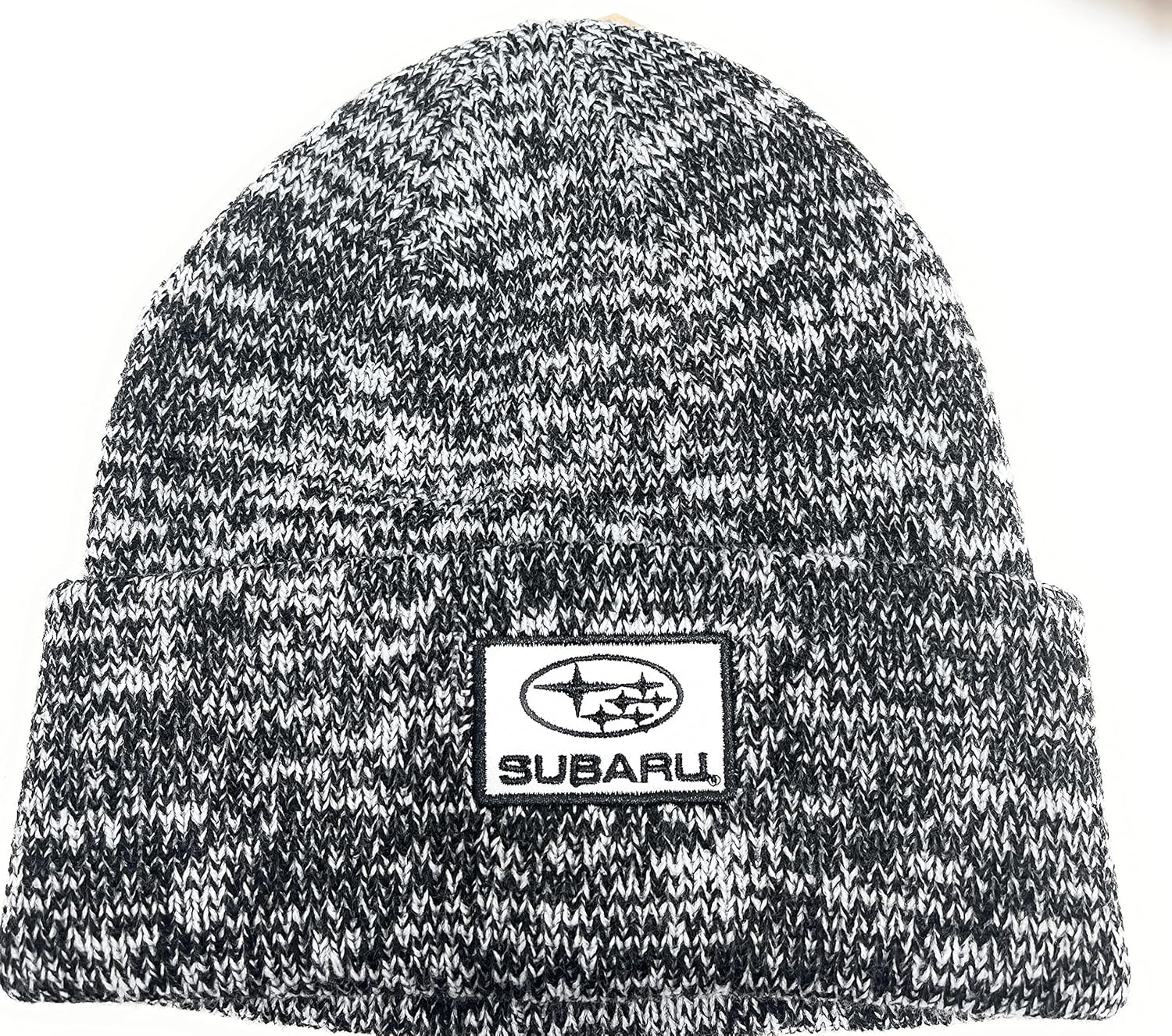 Subaru Genuine Heather Black Cuffed Knit Hat Impreza STI WRX Racing Ski ...