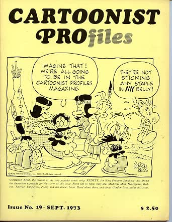 Cartoonist Profiles Magazine No.19 Sept 1973 Featuring Artist Gordon ...