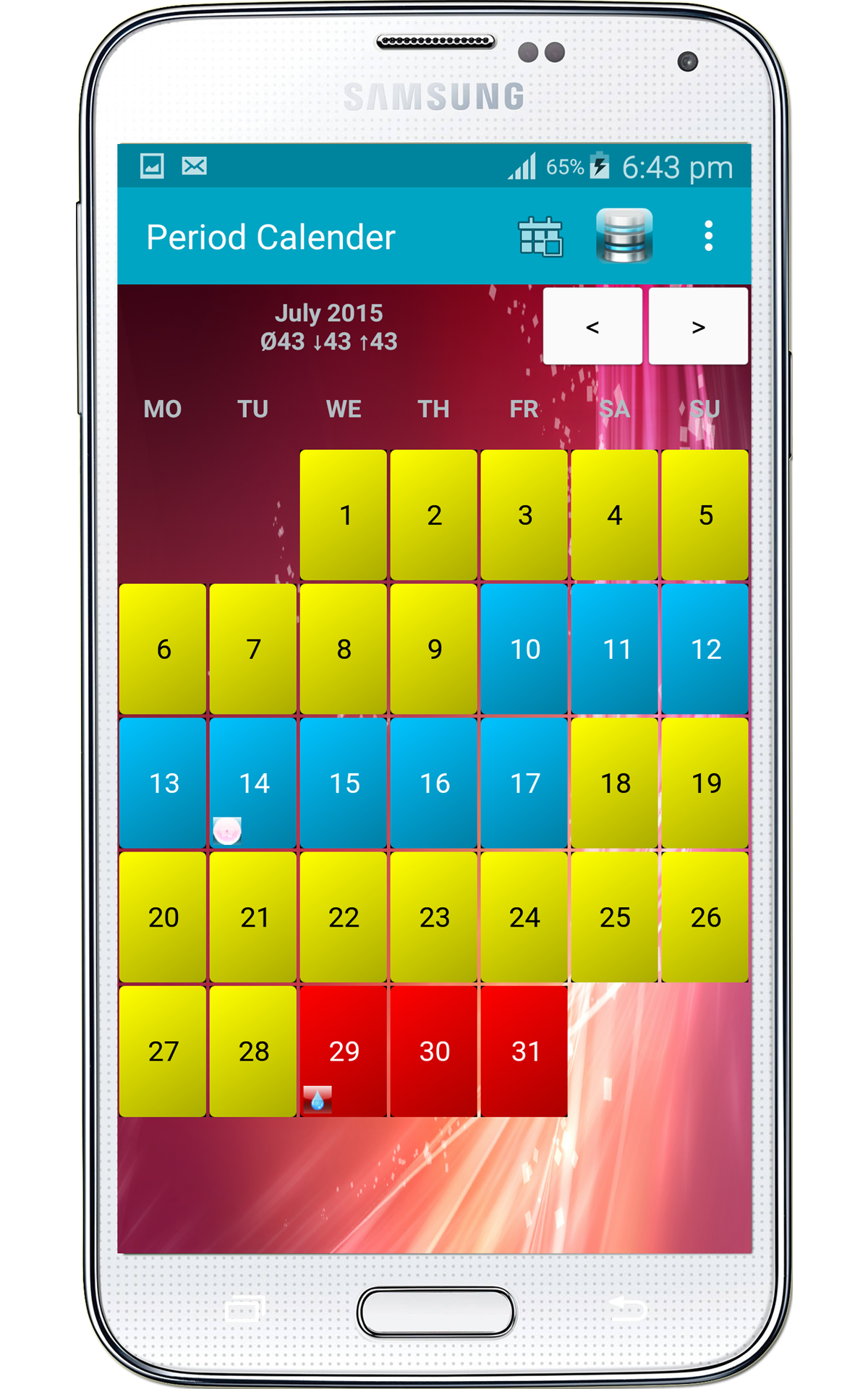 Menstrual Ovulation Calendar App On Amazon Appstore