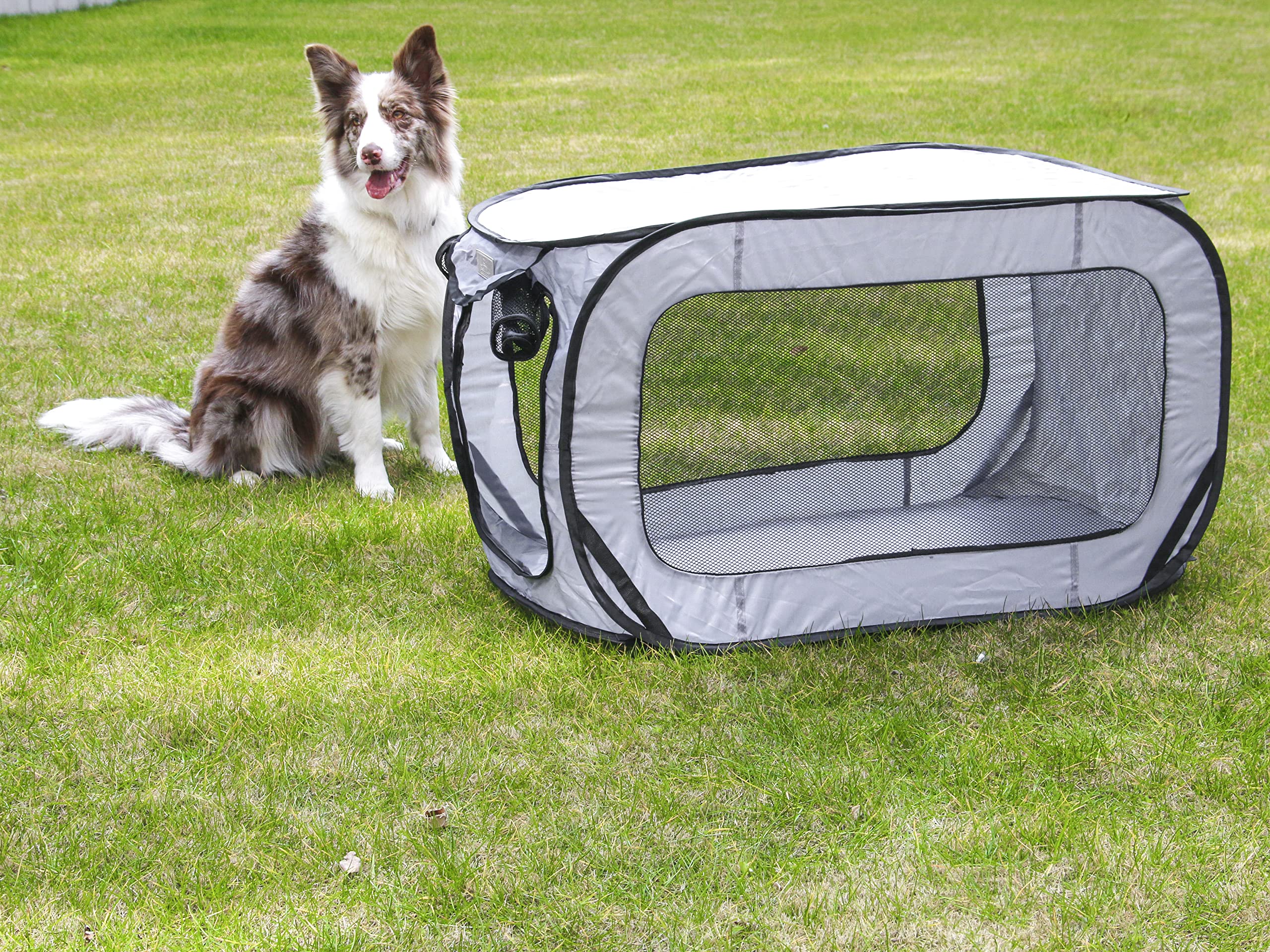 Snapklik.com : PETLIKE Pop Up Dog Kennels Large Dog Bed Kennel ...