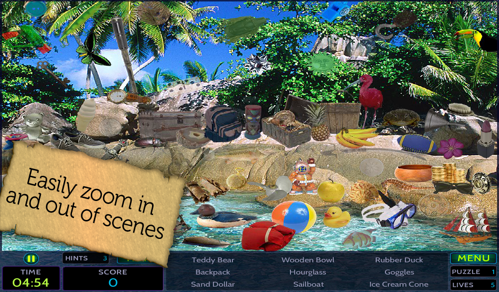 Hideaways: Lost Island HD - Fun Seek and Find Hidden Object Puzzles ...