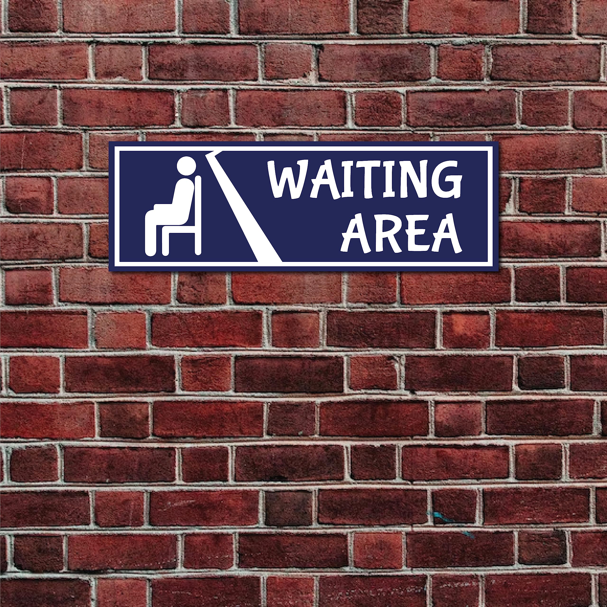 Buy SIGN EVER Waiting Area Sign Boards Office Hospital Bank Clinic ...