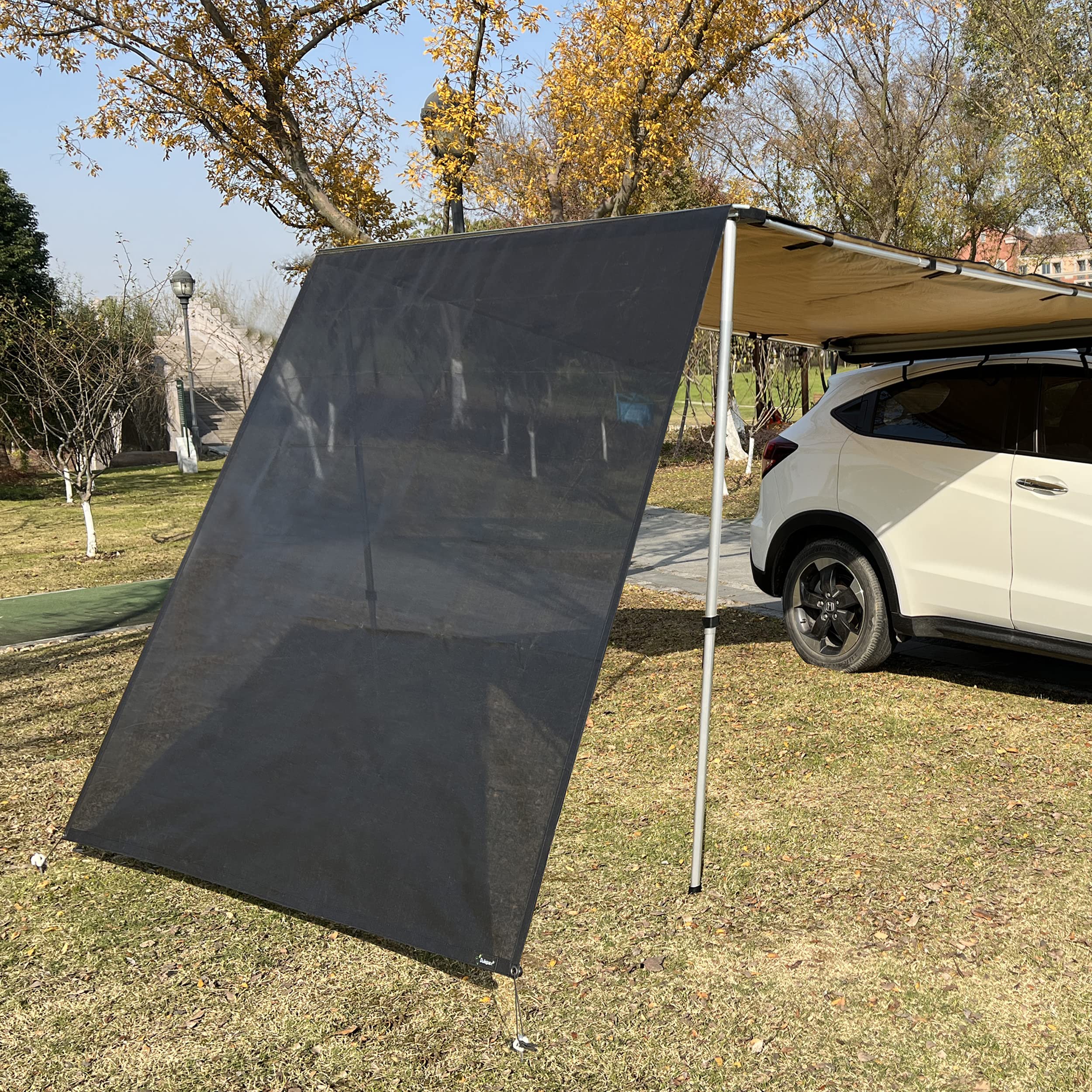 Amazon.com: Dulepax Car Side Awning Shade Screen, Vehicle Awning Wall ...