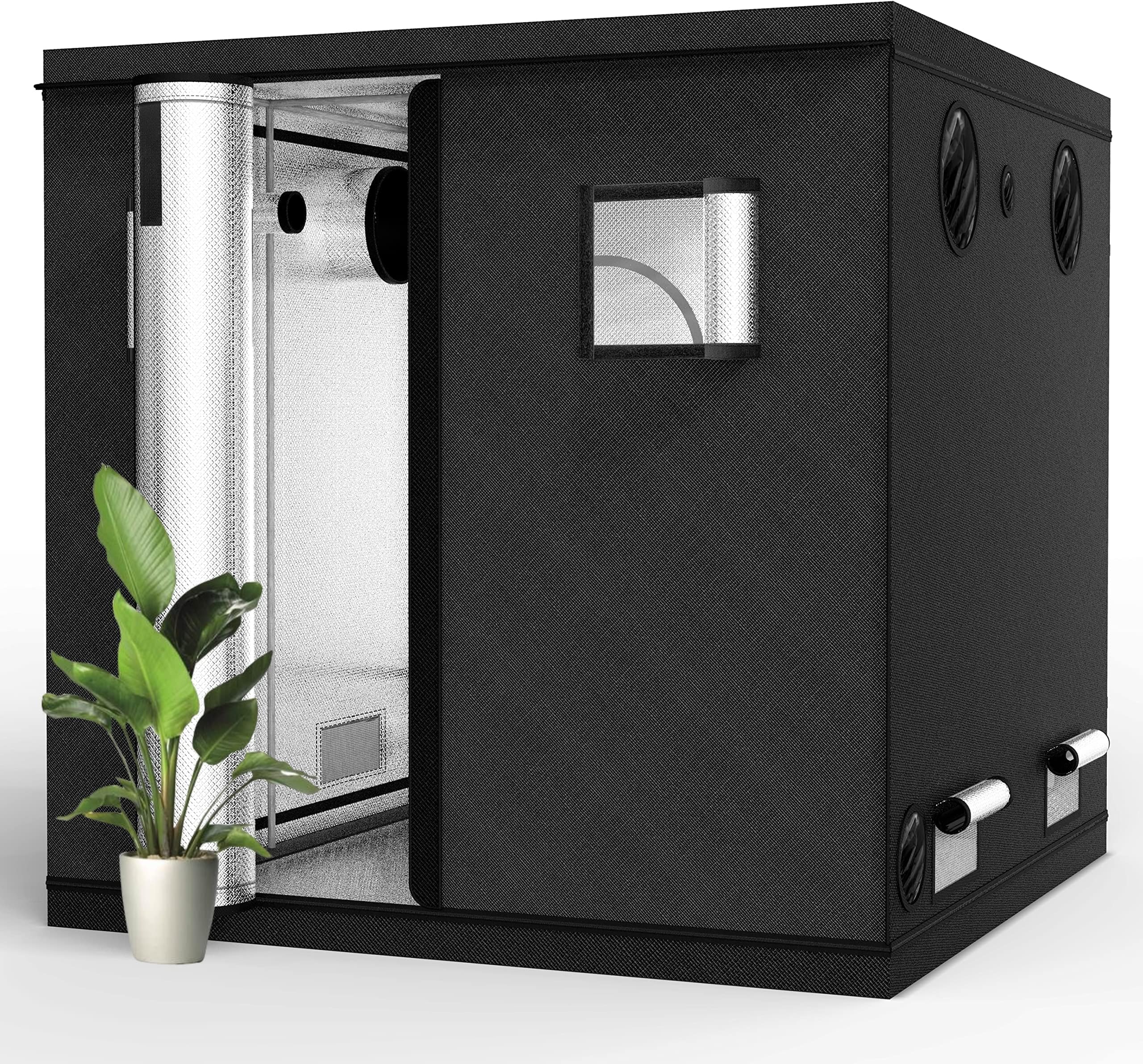 Amazon.com: iPower Grow Tent, 79"x79"x79" Growing Tents for Indoor ...