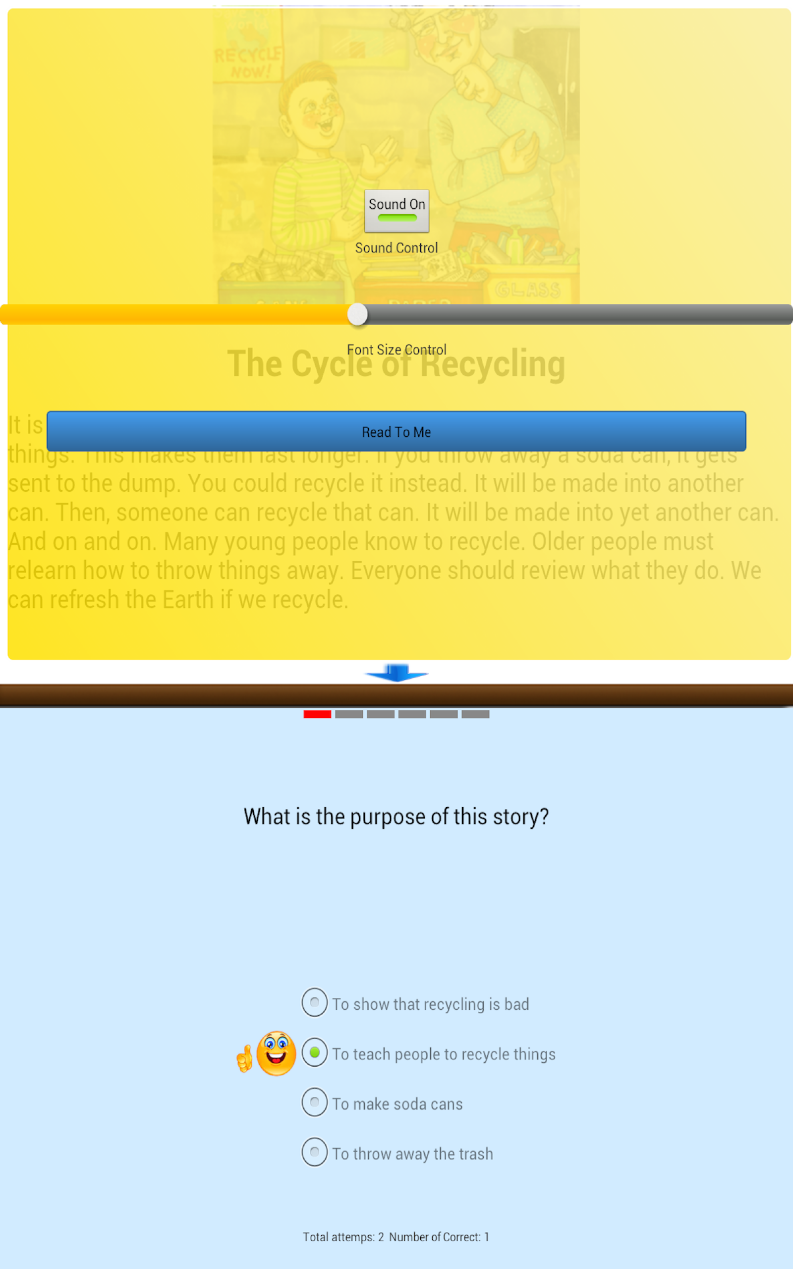 Grade 1-2 Nonfiction Reading Comprehension FREE - App on Amazon Appstore