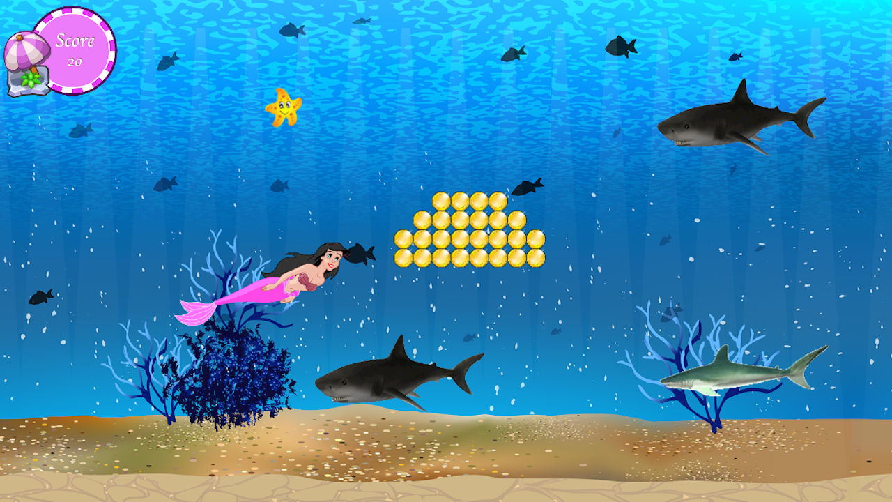 Mermaid Shark Attack - App on Amazon Appstore