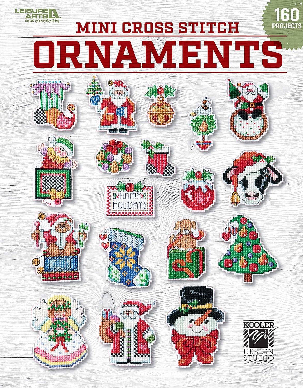 Mini Cross Stitch Ornaments: 160 Festive Quick-to Stitch Ornaments to ...
