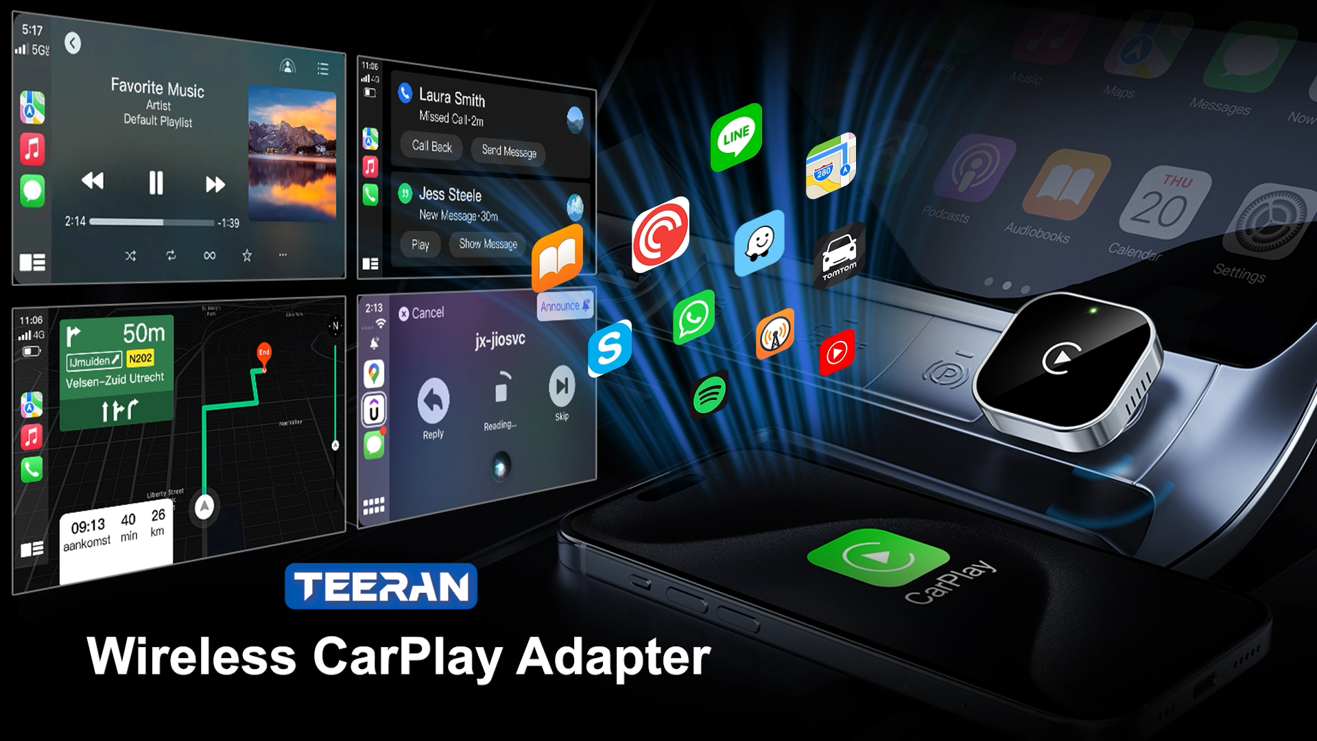 Watch Teeran Wireless CarPlay Adapter on Amazon Live