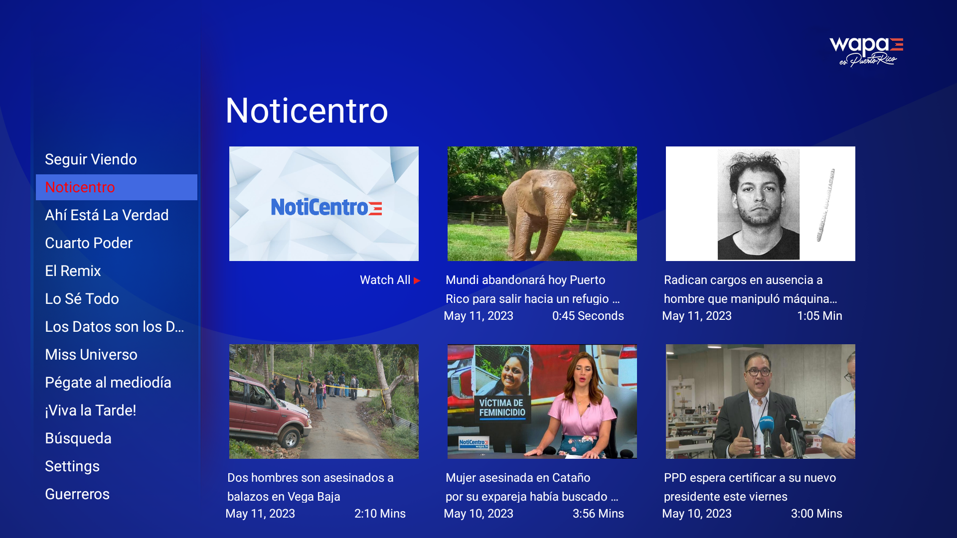 WAPA.TV - App on Amazon Appstore