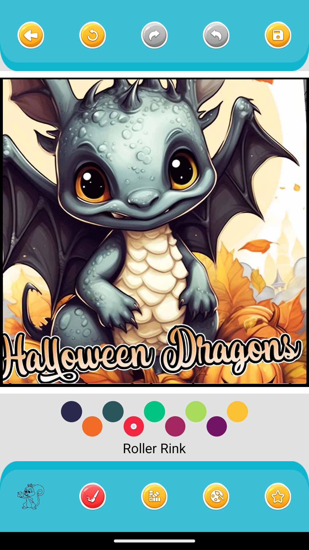 Baby Halloween Dragon Coloring Page Coloring Book For Kids : Coloring ...