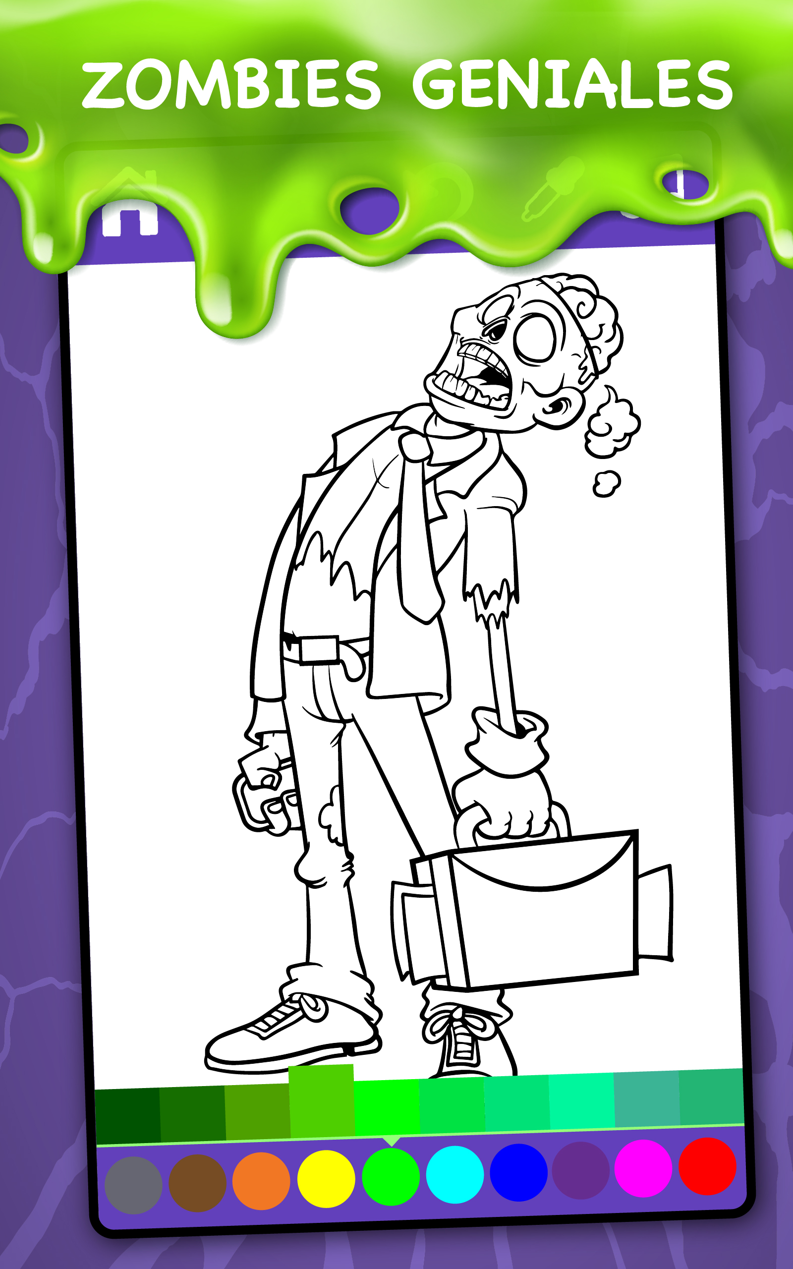 Aplicación Zombie Coloring Book for Kids en Amazon Appstore