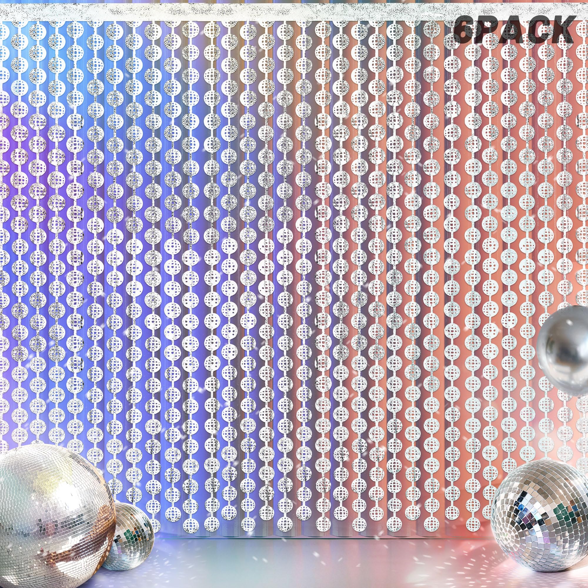 Snapklik.com : Max Shape Silver Metallic Backdrop For Disco Ball ...
