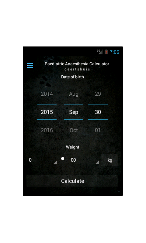 Paediatric Anaesthesia Calculator Geertshuis - App on the Amazon Appstore