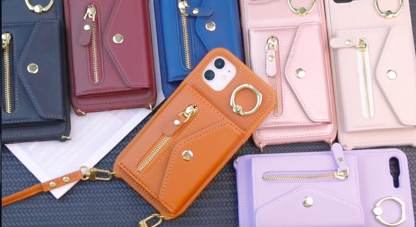Watch Wallet Phone Case with Strap Zipper Pocket on Amazon Live