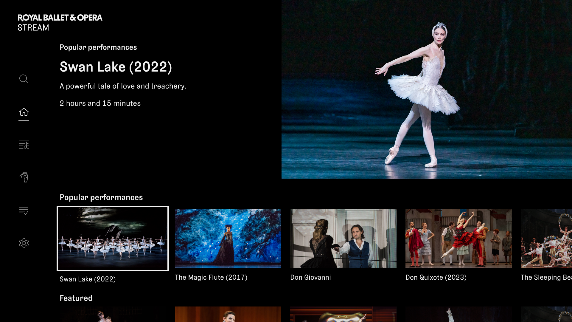 Royal Ballet and Opera Stream - App on Amazon Appstore