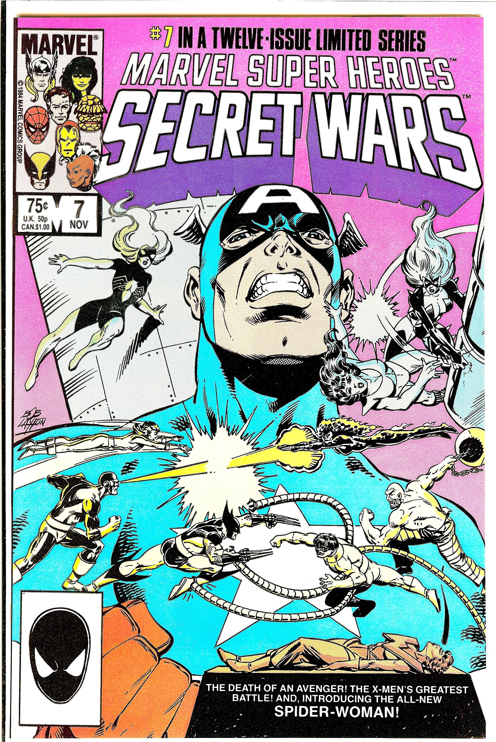 Amazon.com: Marvel Super Heroes Secret Wars, No. 7 (Vol. 1, November ...