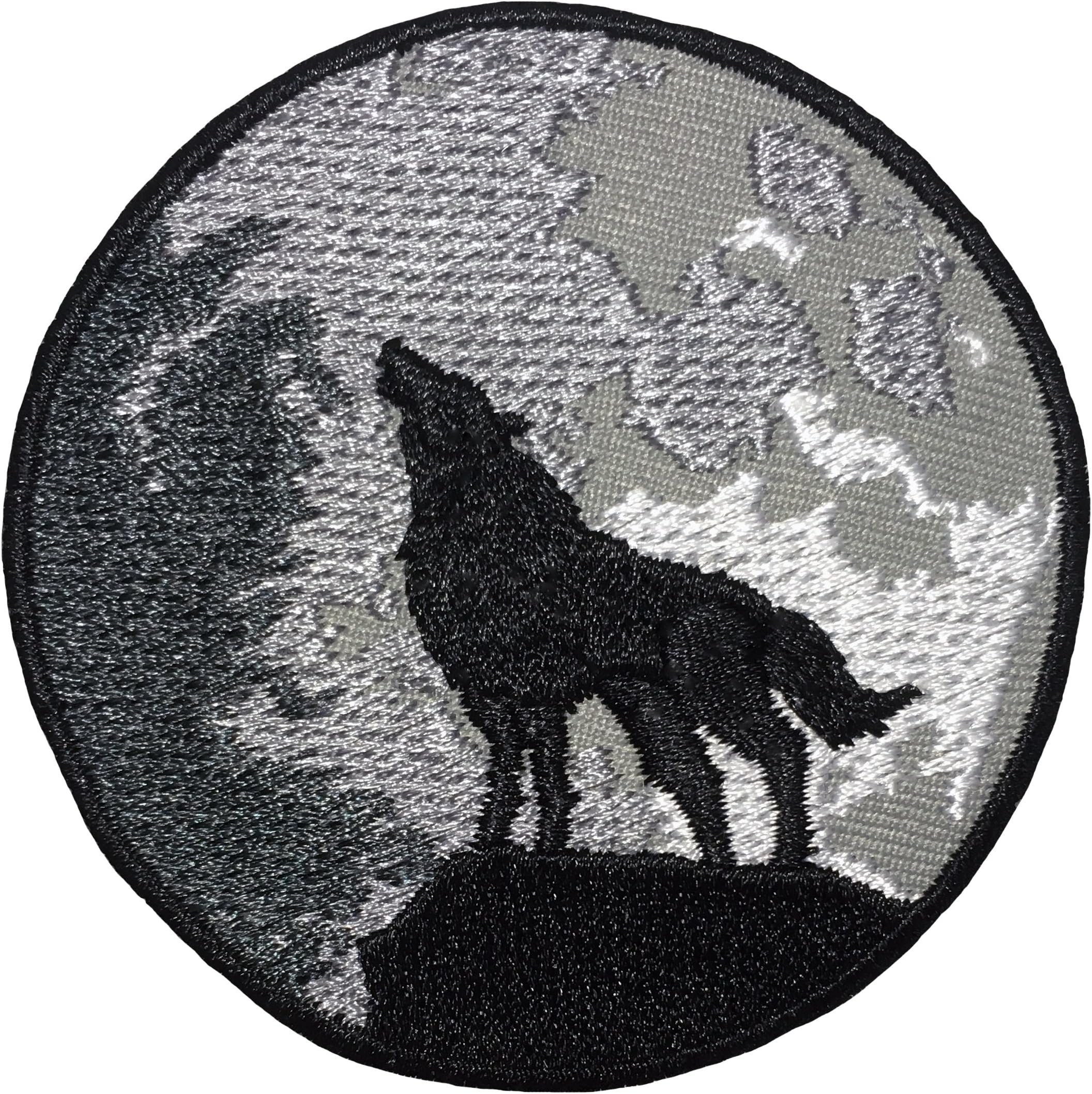 Amazon.com: Wolf Forest Embroidered Premium Patch DIY Iron-on or Sew-on ...