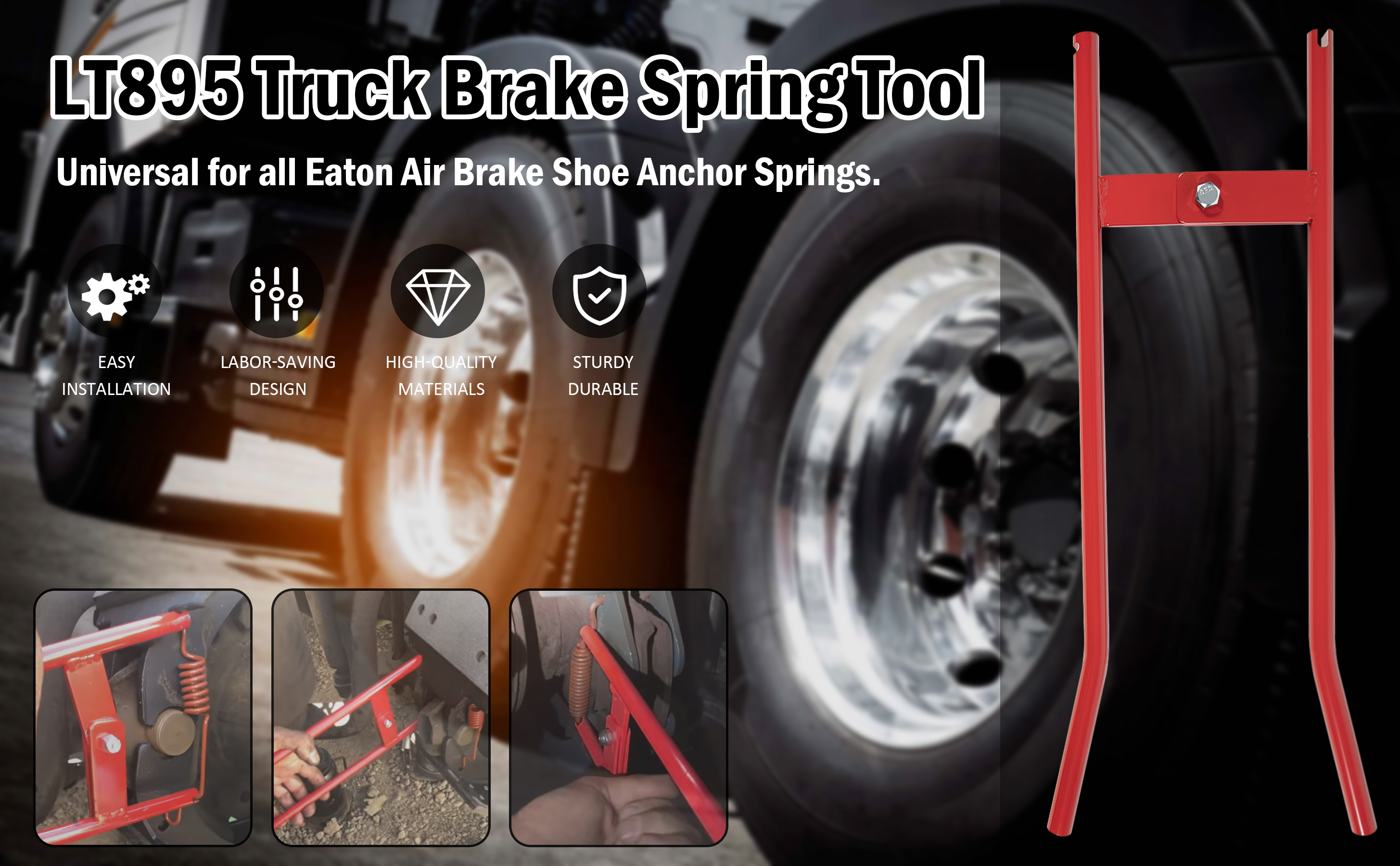 Watch LT895 Truck Brake Spring Tool for Eaton Truck on Amazon Live