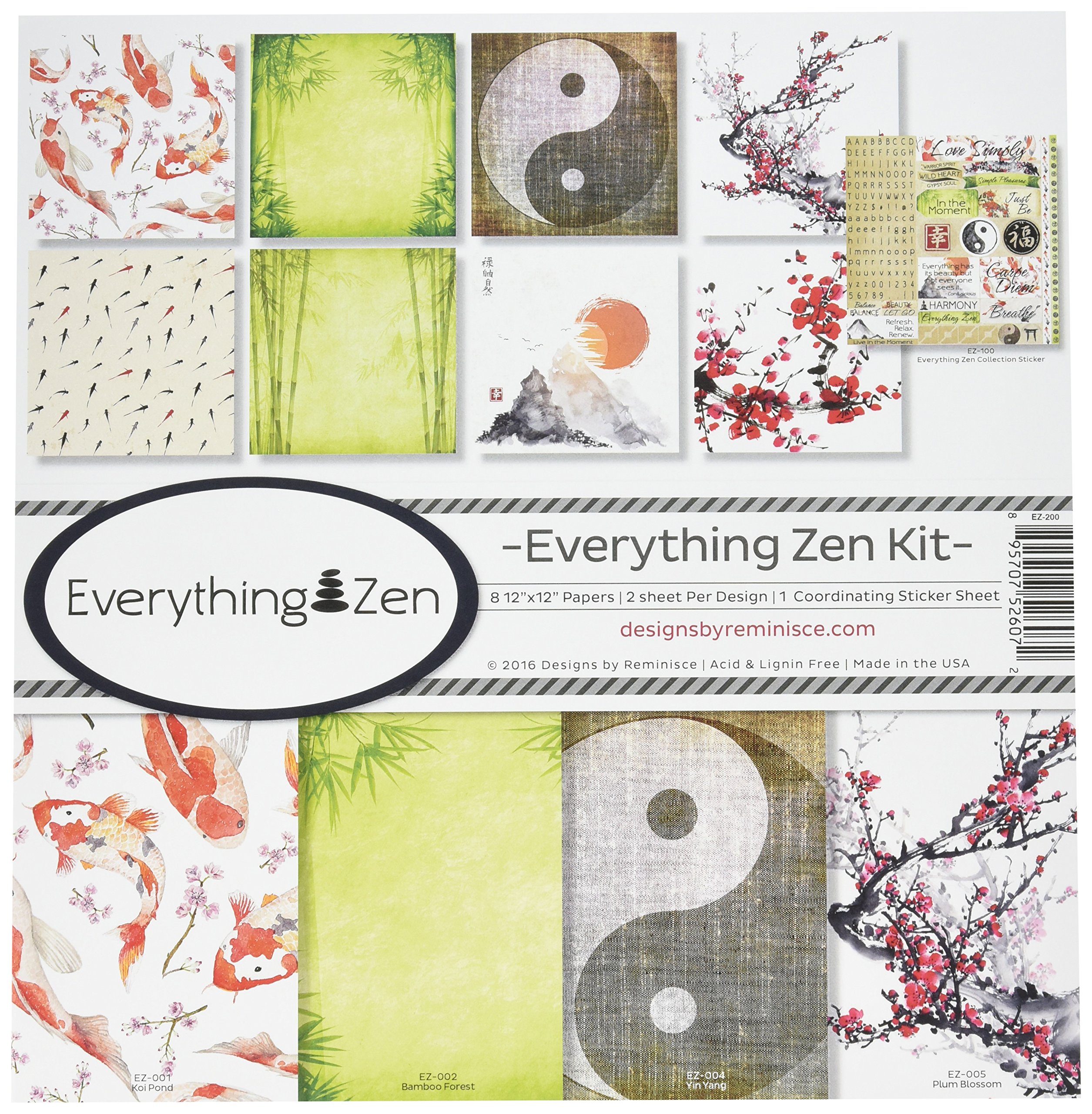 Amazon.com: Reminisce EZ-200 Everything Zen Collection Kit 12x12 inches