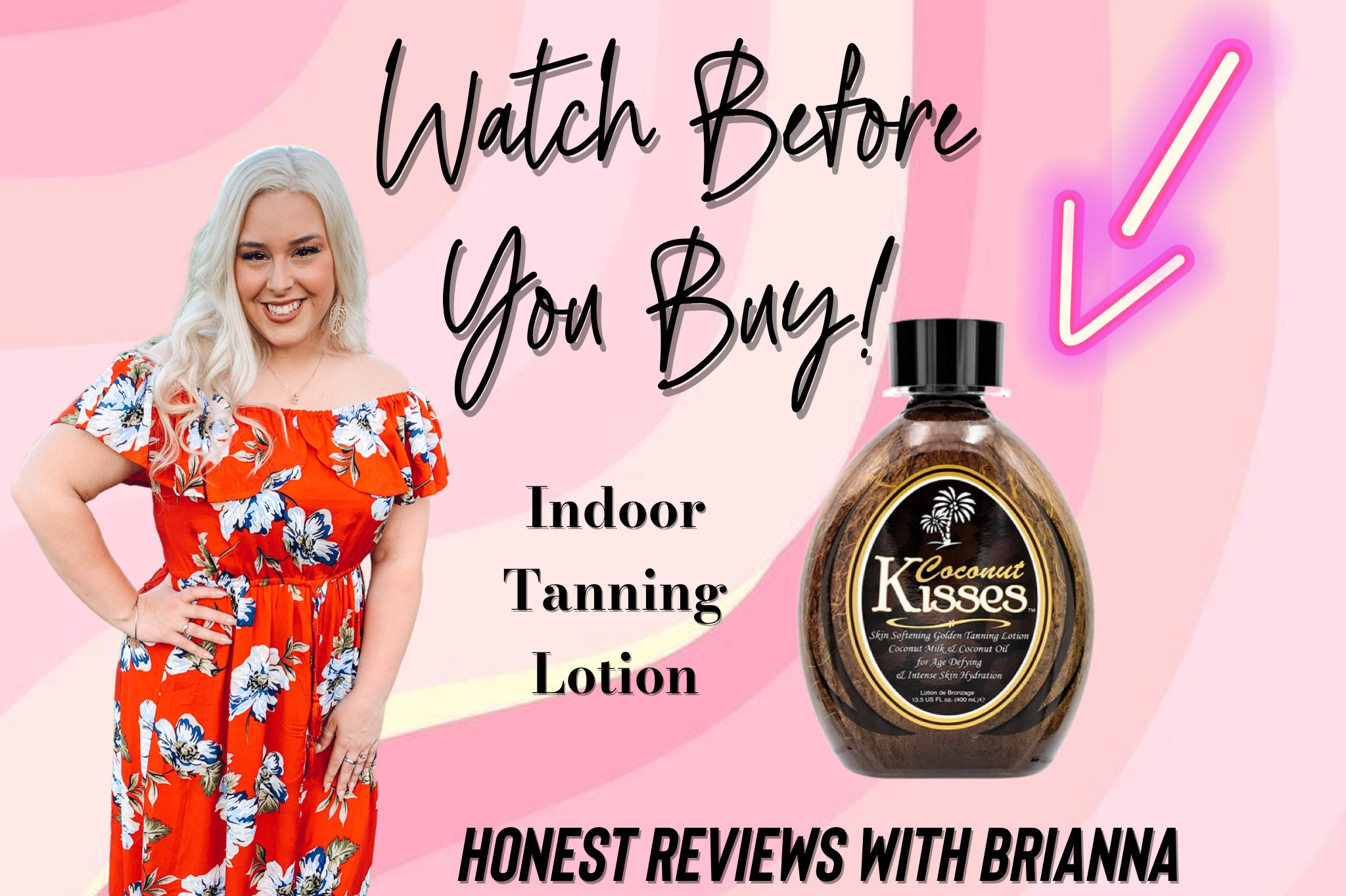 Watch Coconut Kisses Indoor Tanning Lotion Review on Amazon Live