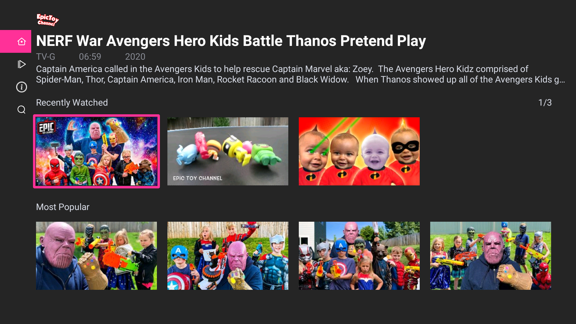 Epic Toy Channel - App on Amazon Appstore