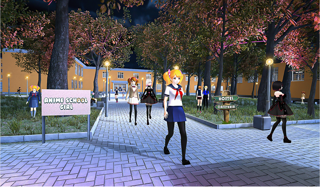 Anime High School Yandere Japanese Girl - High School Girl Life ...
