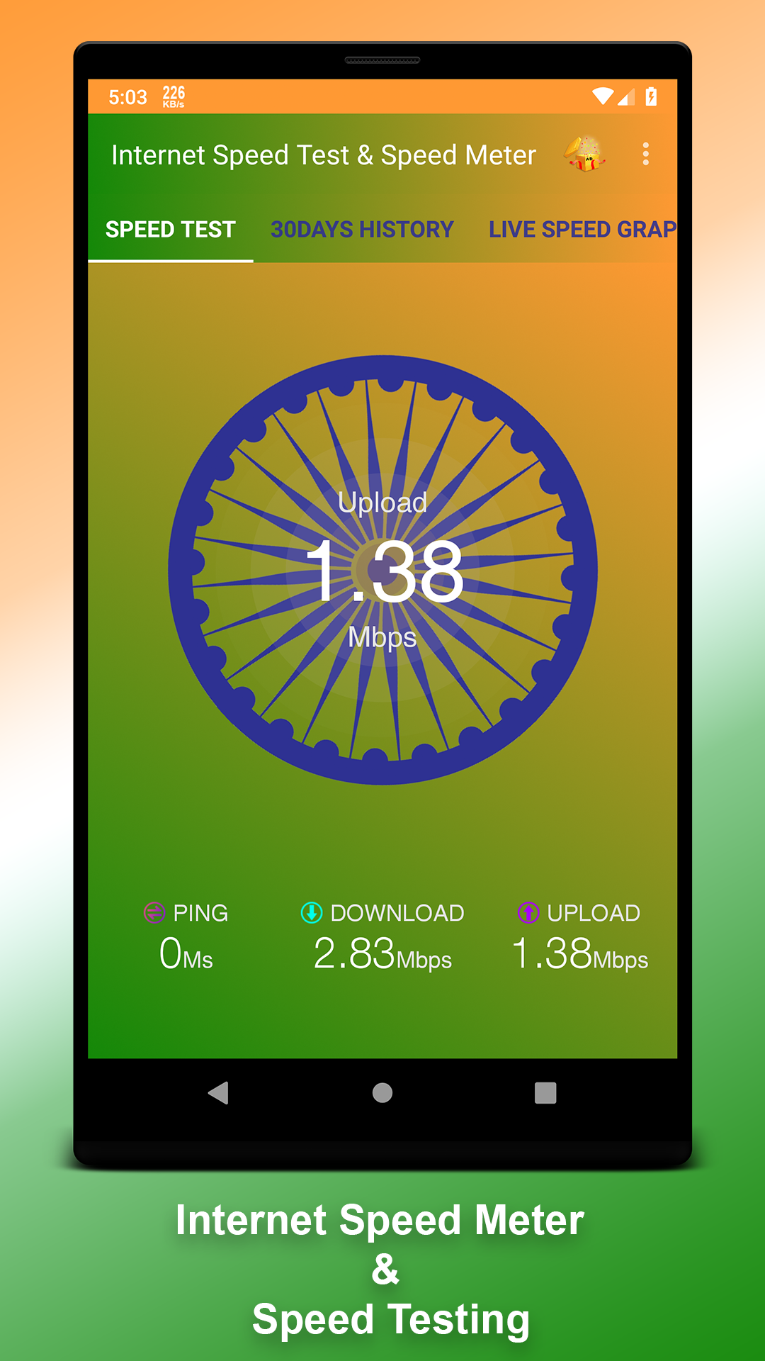 Internet Speed Meter & Speed Test (Indain) - App on Amazon Appstore
