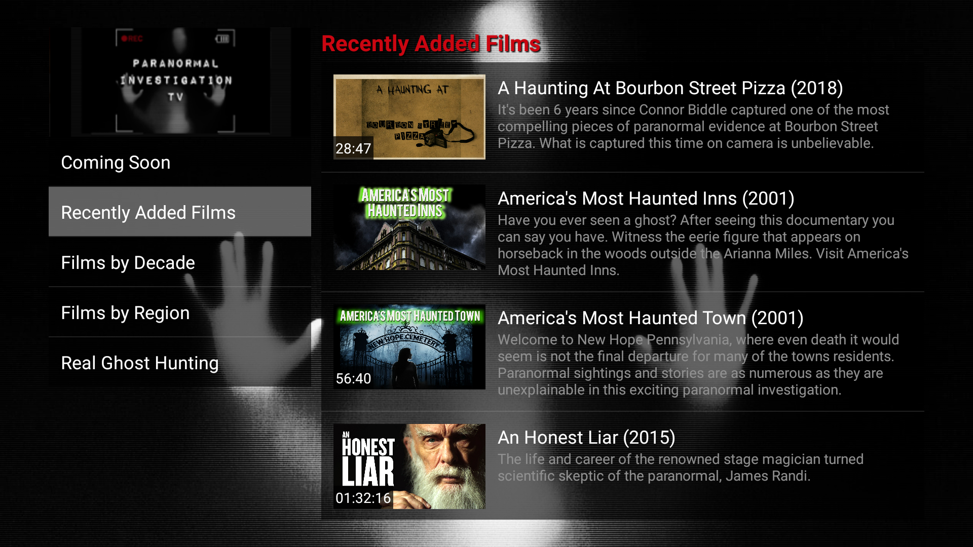 Paranormal Investigation TV - Real Ghost Hunting - Bigfoot - UFO ...