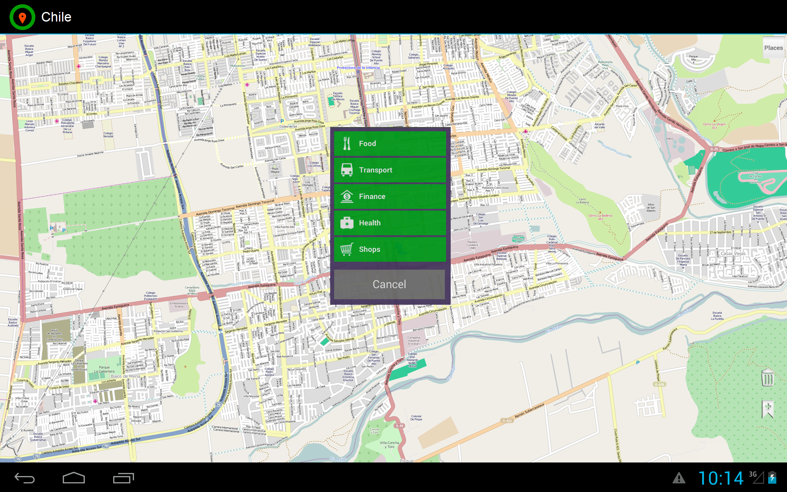 Aplicación Chile Vector Offline Mapa: Easy Navigation en Amazon Appstore