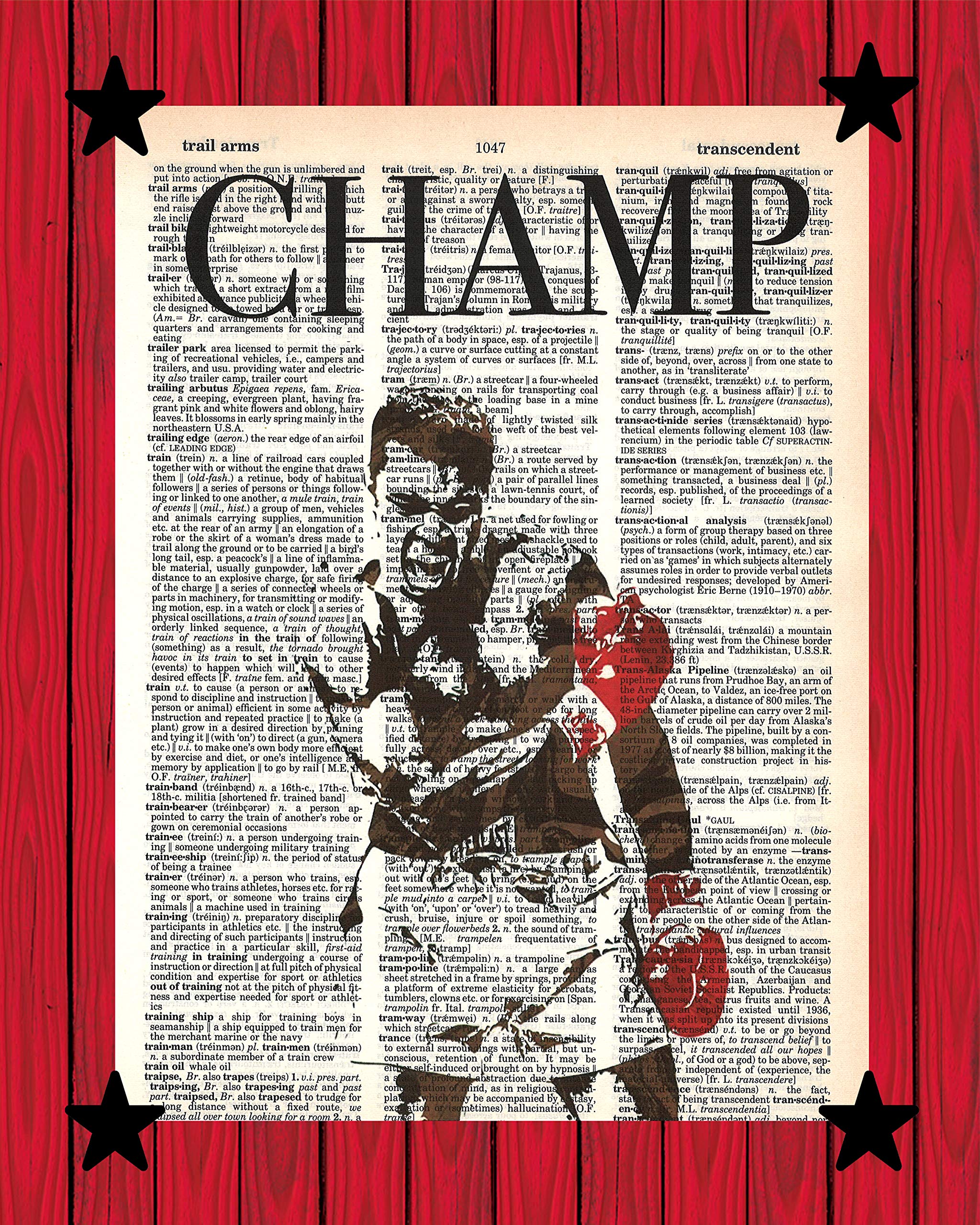 Muhammad Ali Poster Boxing Wall Decor Muhammad Ali The Champ ...
