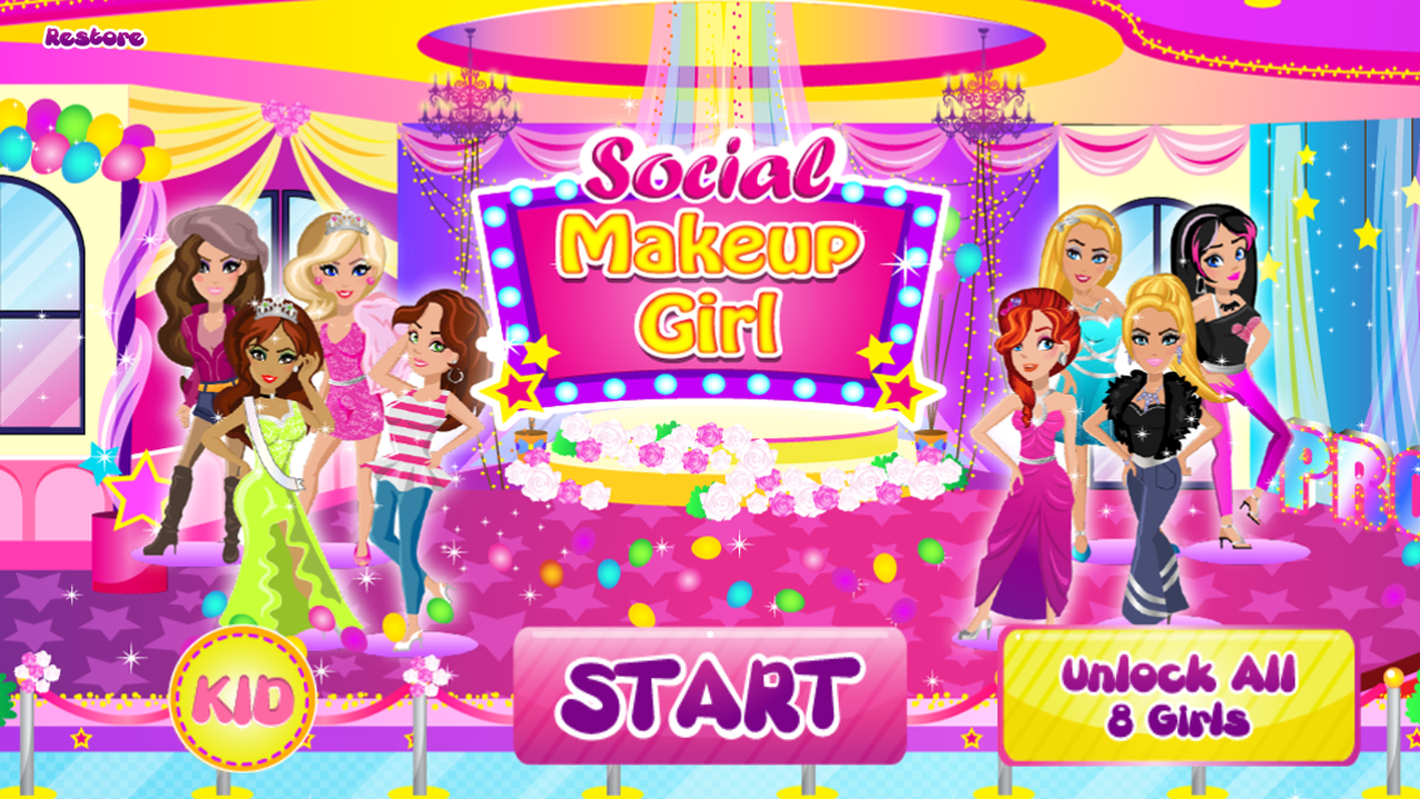 Social Makeup Girl - Girls Games - App on the Amazon Appstore