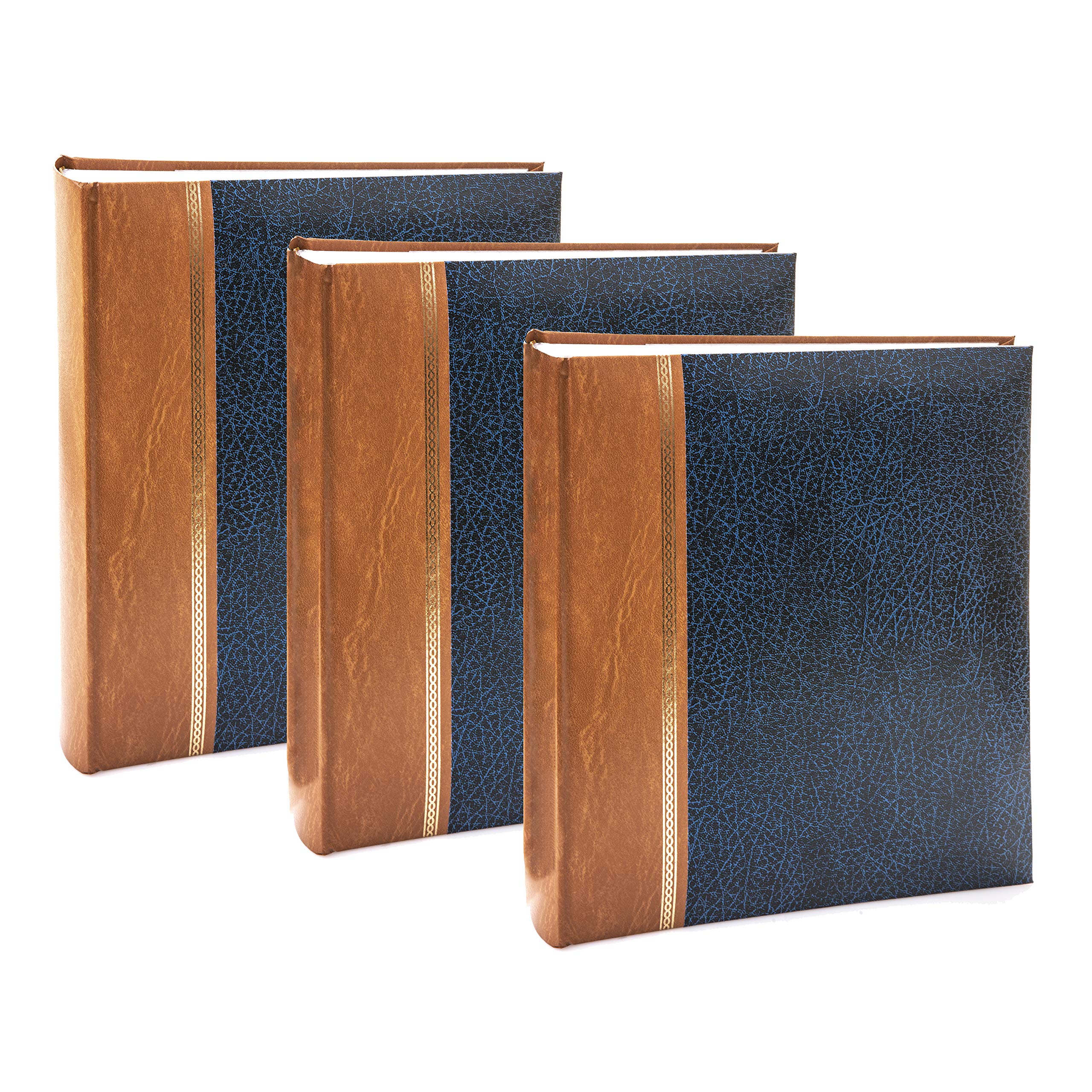 Kenro Box Of 3 Grace Classic Navy Faux Leather Photo | Desertcart INDIA