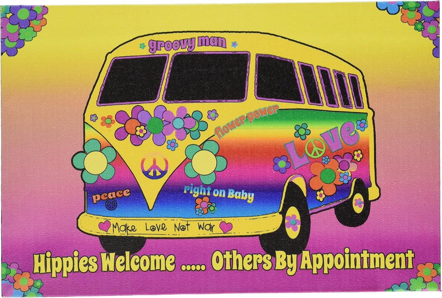 Amazon.com: Ohio Wholesale Radiance Lighted Hippies Welcome Wall Art ...