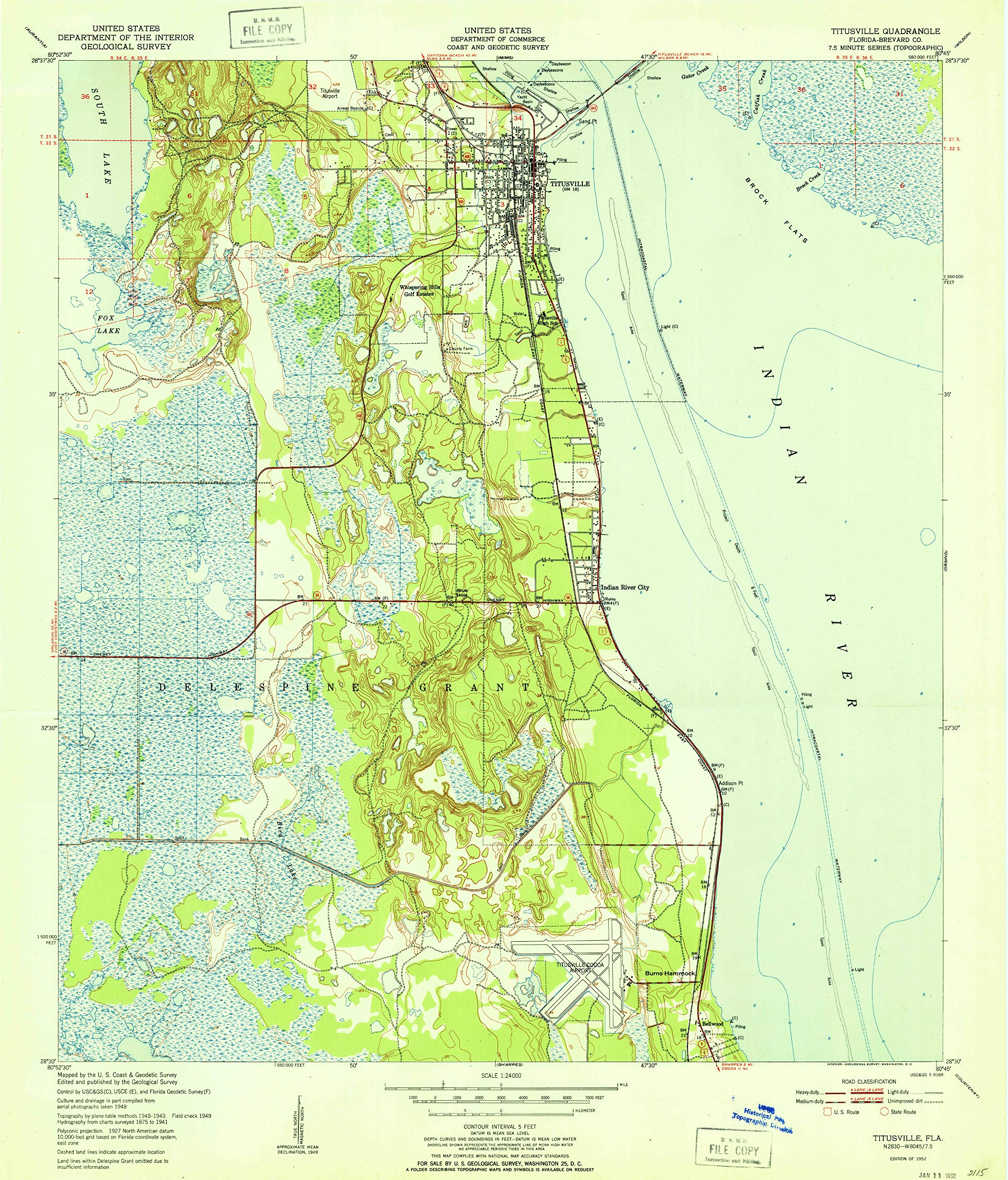 Mims Florida Topographic Map Maps Of Merritt Island National Wildlife