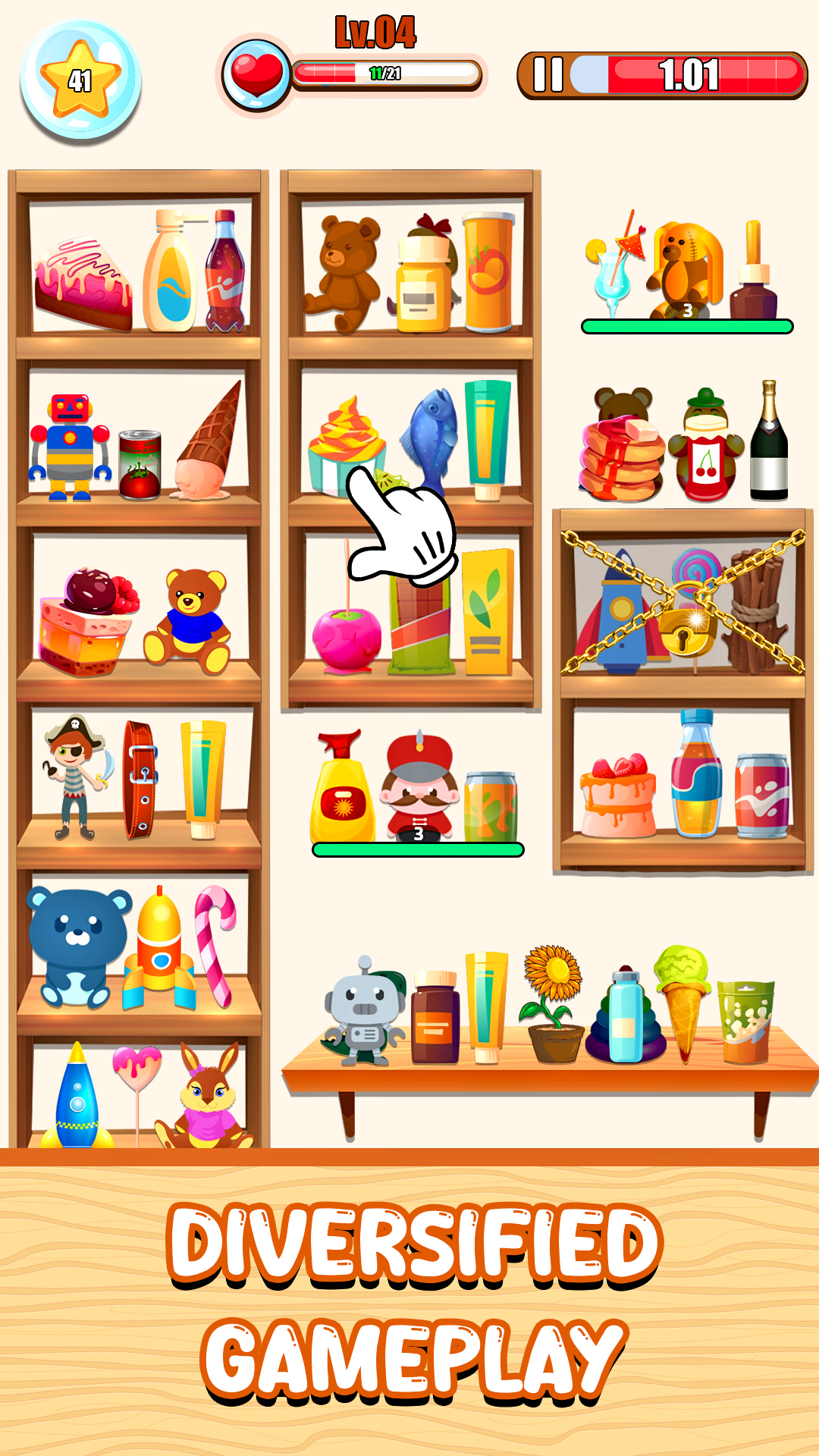 Goods Match Triple Sort Games - App on Amazon Appstore