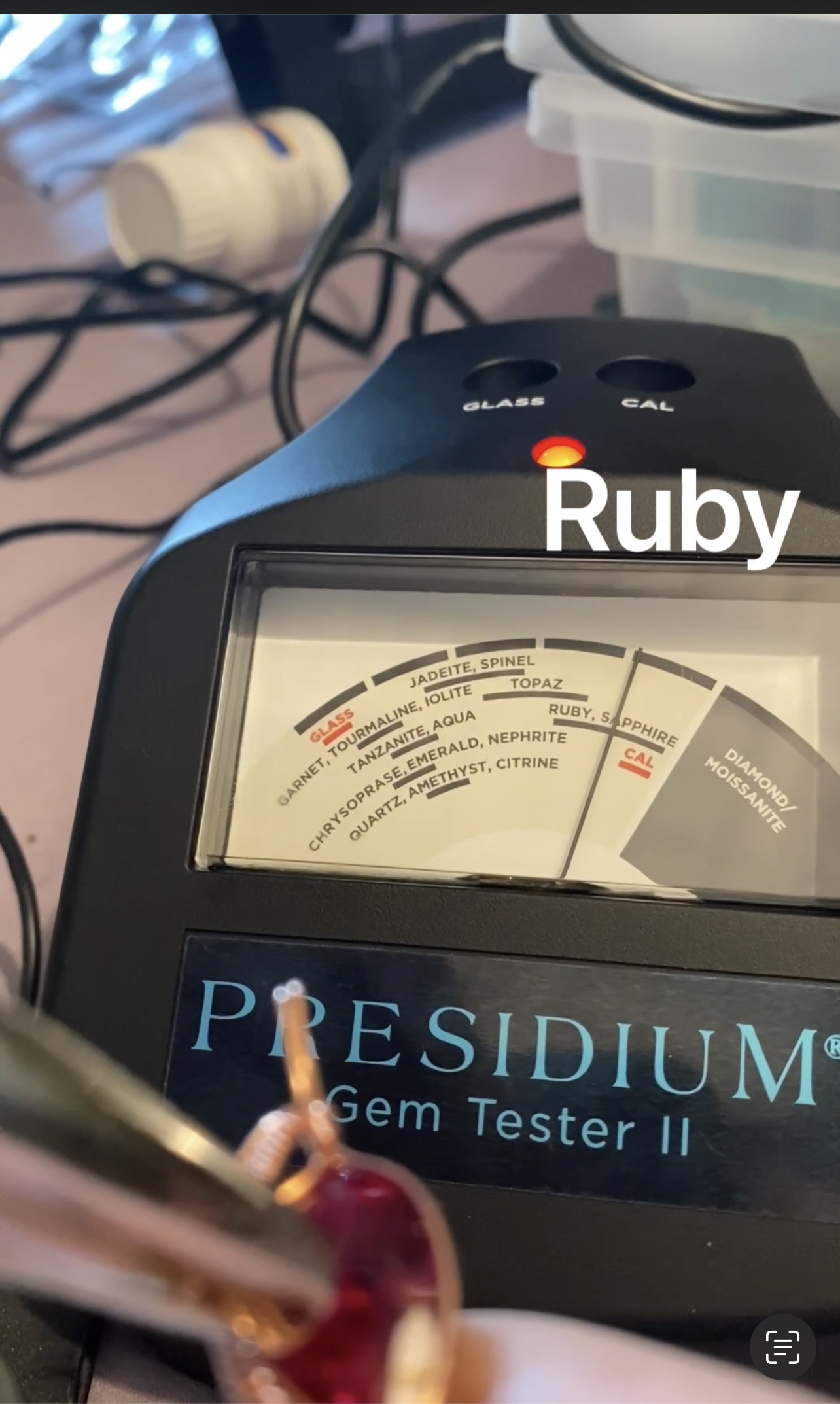 Watch Testing Rubies on Presidium Gem Tester II on Amazon Live