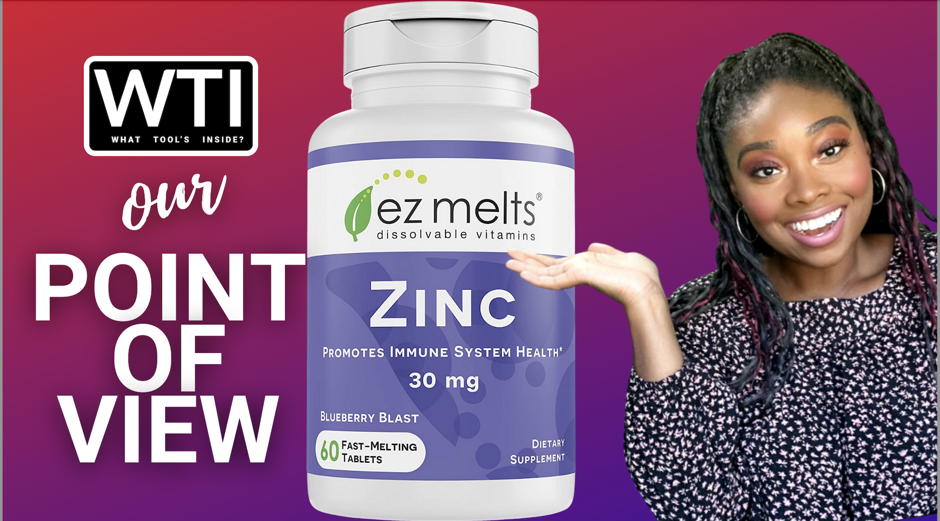 Watch Our Point of View on EZ Melts Zinc for Immune Support on Amazon Live