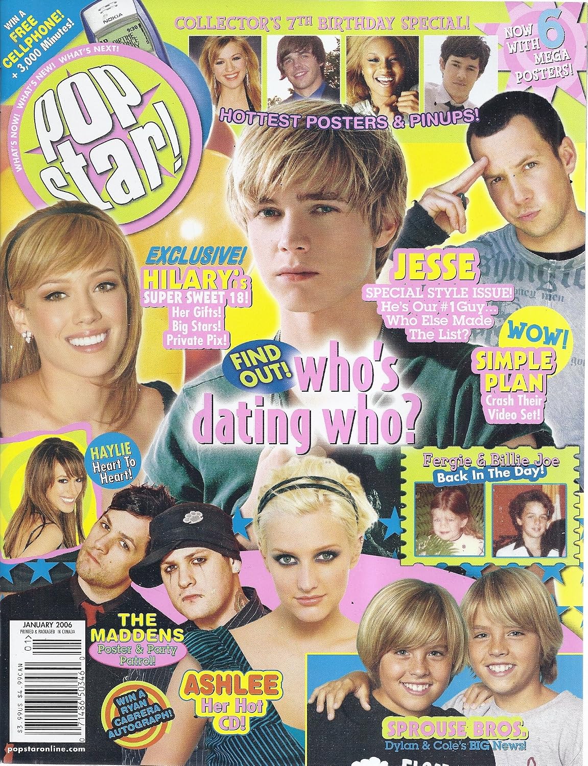 Pop Star! Magazine (January 2006 - Collector's 7th Birthday Special): V ...