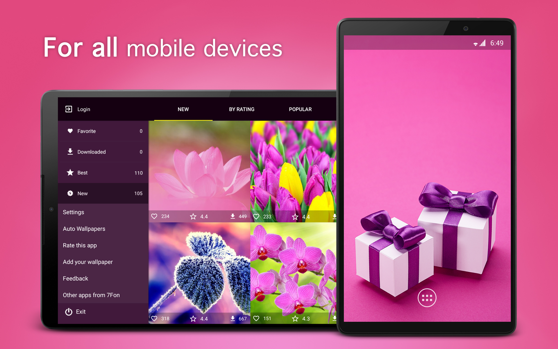 Pink Wallpapers and Backgrounds apps 4k - App on Amazon Appstore