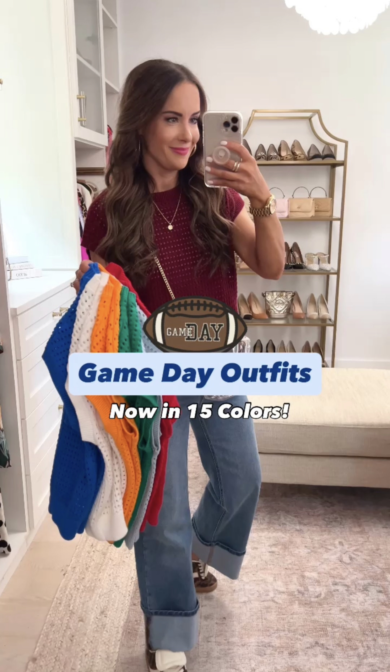 Watch Scroll to shop! New game day outfits! Follow for more! on Amazon Live