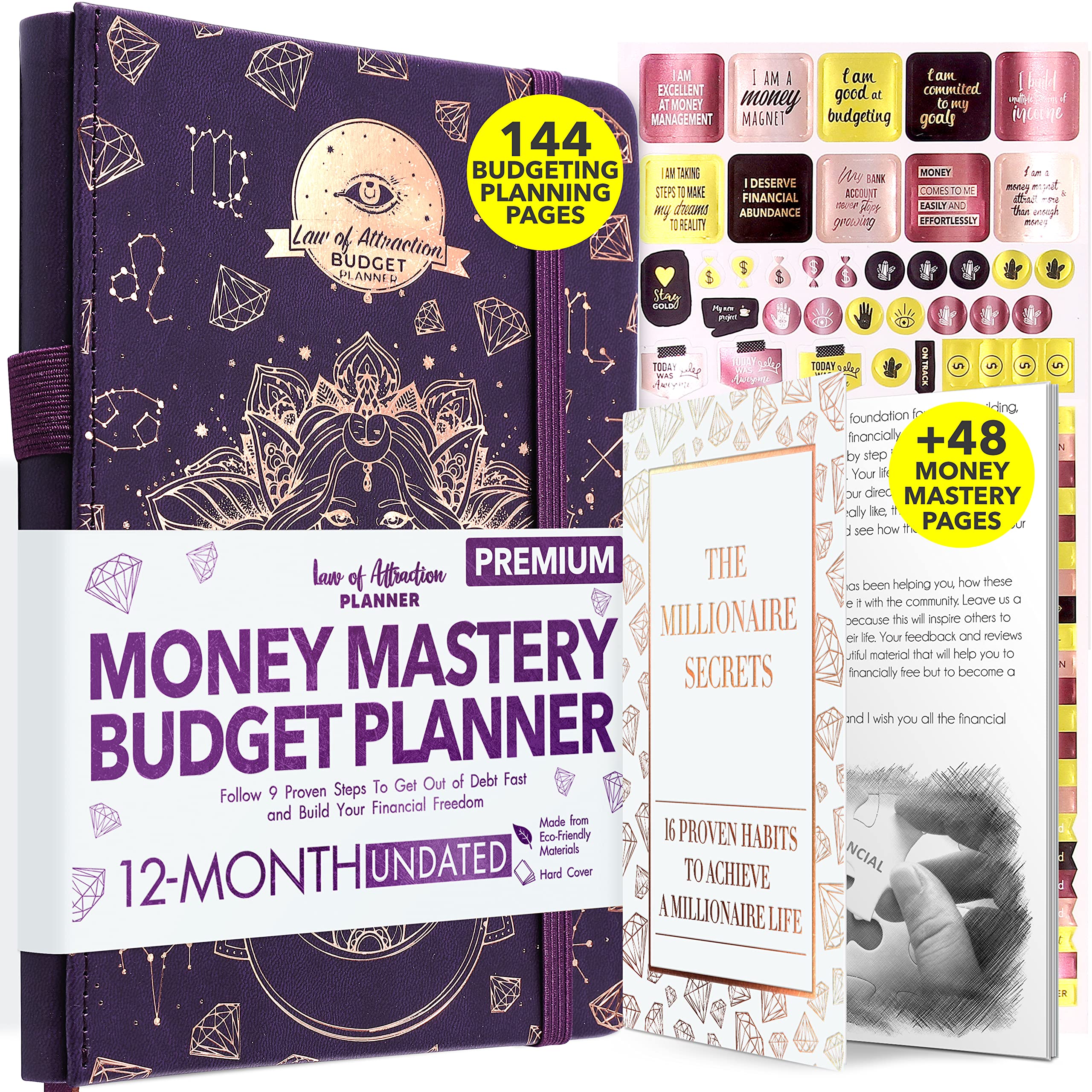 Financial Planner & Monthly Budget Planner and Monthly Bill Organizer ...