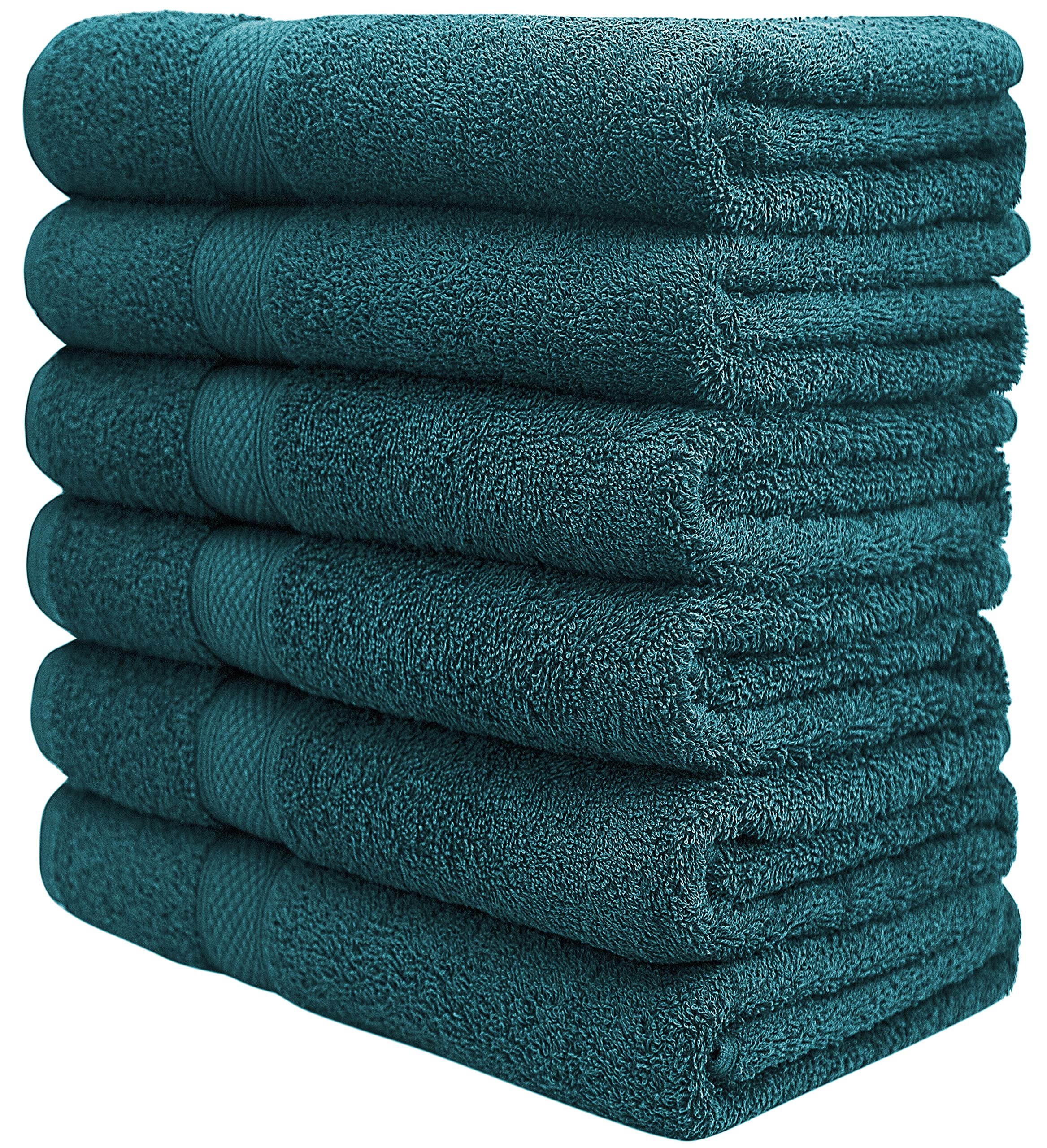Pleasant Home Towels Set for Gym, Pool & Spa - 6 Pack â€“ 24â€? x 50â ...