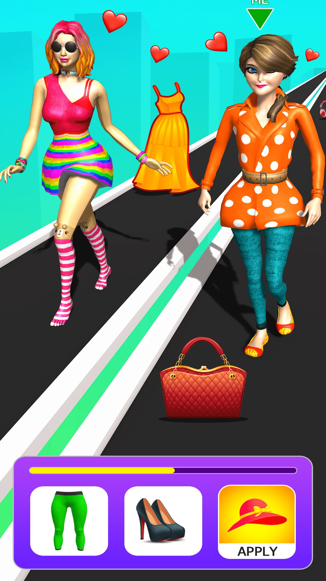 Catwalk Fashion Battle Makeover & Makeup Games - Doll Dress Up Run ...