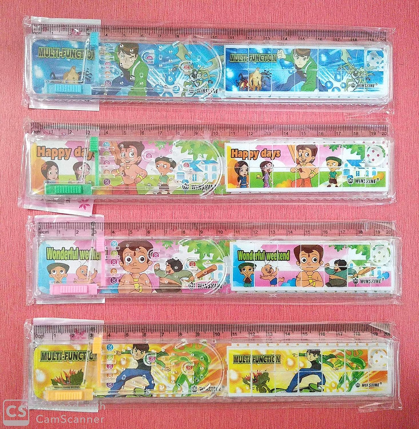 Puzzle Scale 20CM Pack of 12 PCS for Birthday Return Gift : Amazon.in ...