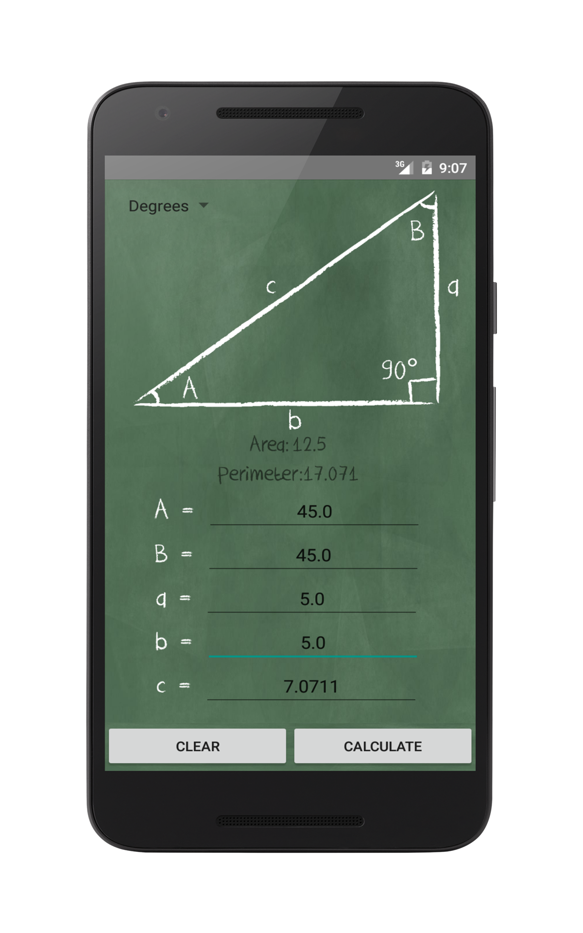 Right Triangle Calculator - Trigonometry - App on the Amazon Appstore