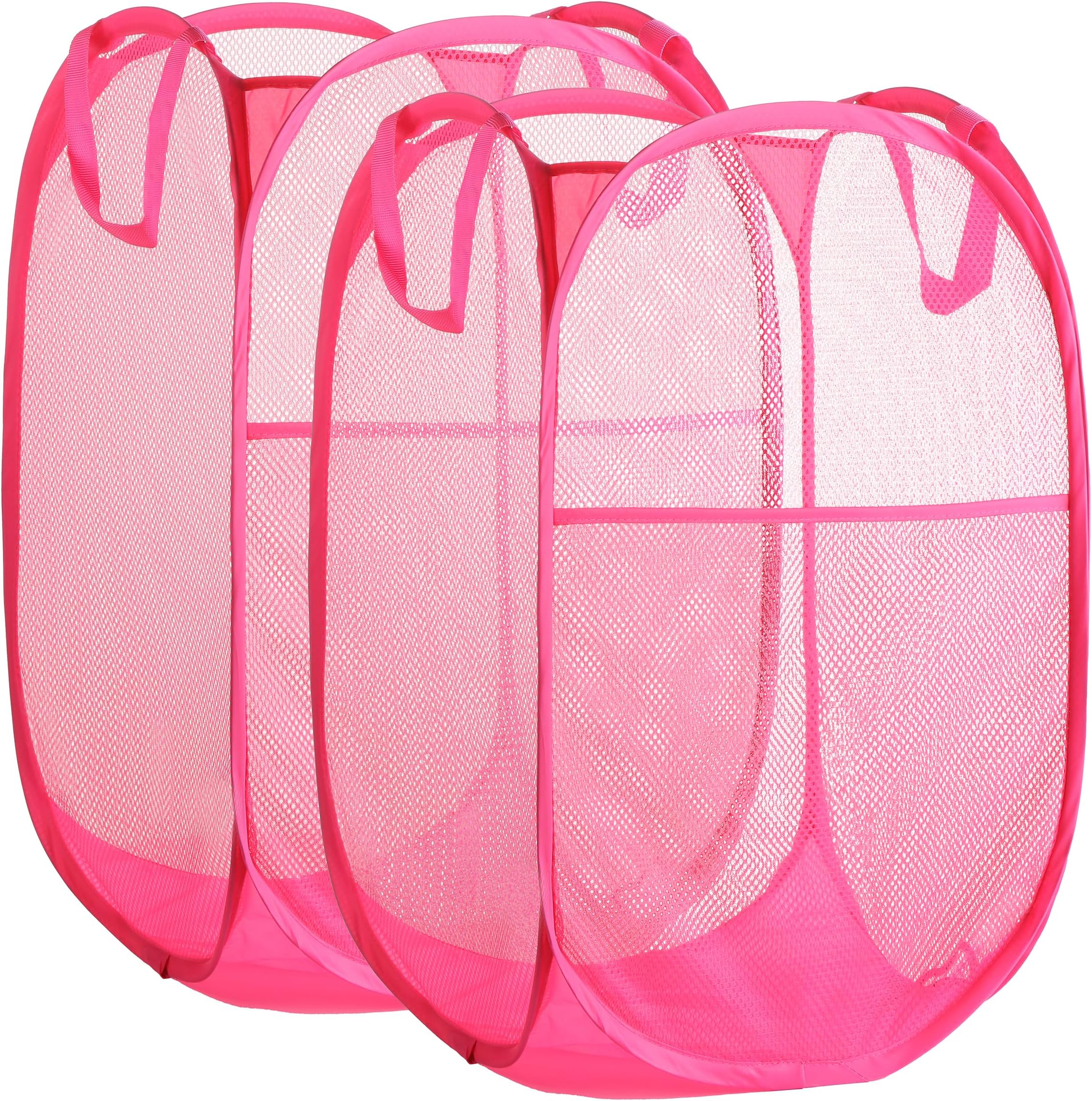 Amazon.com: Foldable Mesh Popup Laundry Hamper,Laundry Basket Easy to ...